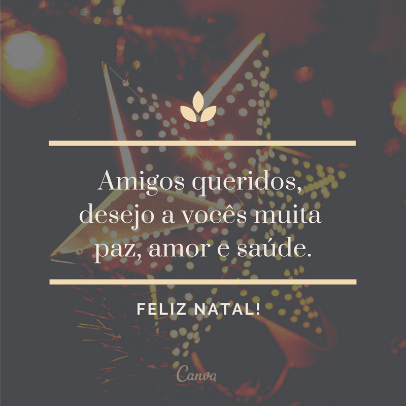 Mensagem de Natal para Amigos | Frases e Imagens - Canva