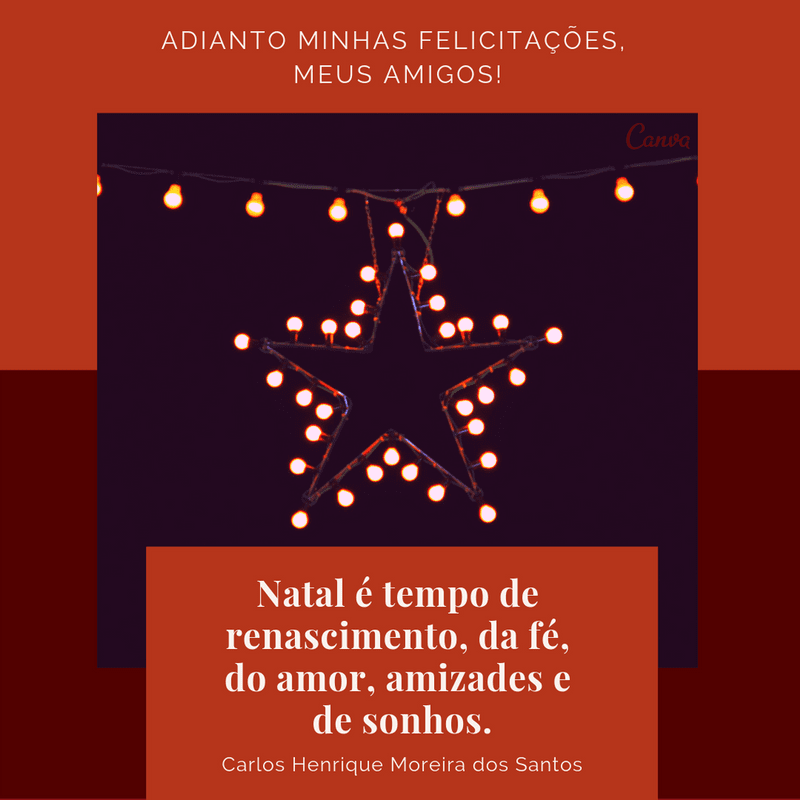 Mensagem de Natal para Amigos | Frases e Imagens - Canva