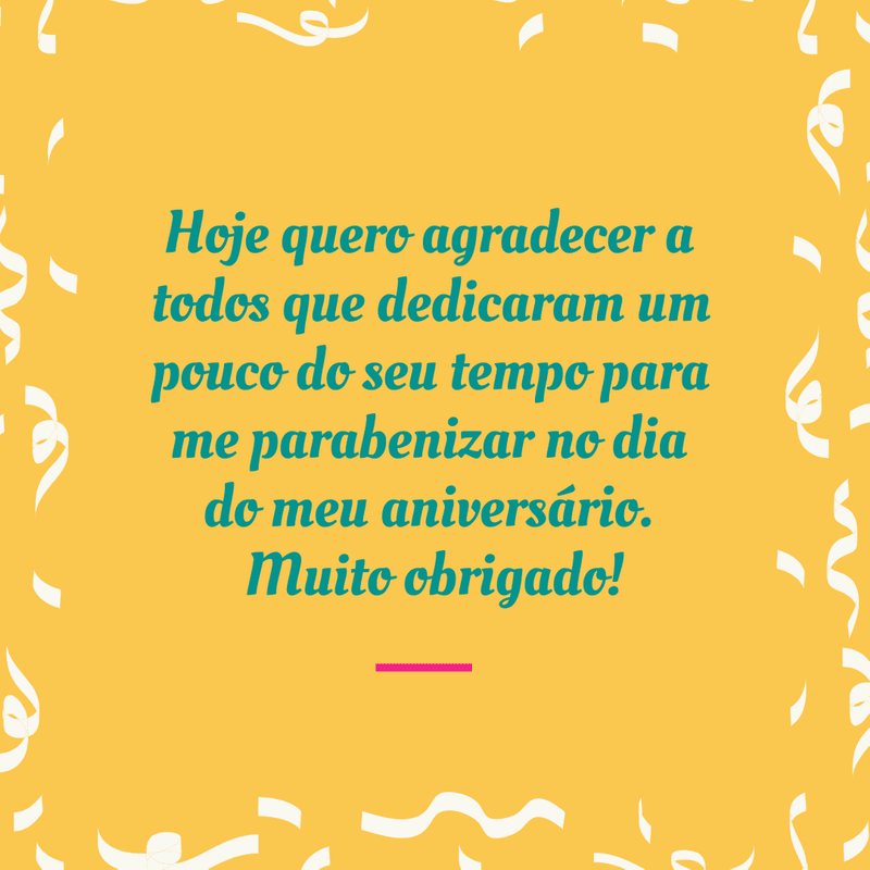 Frases De Agradecimento De Aniversário Canva