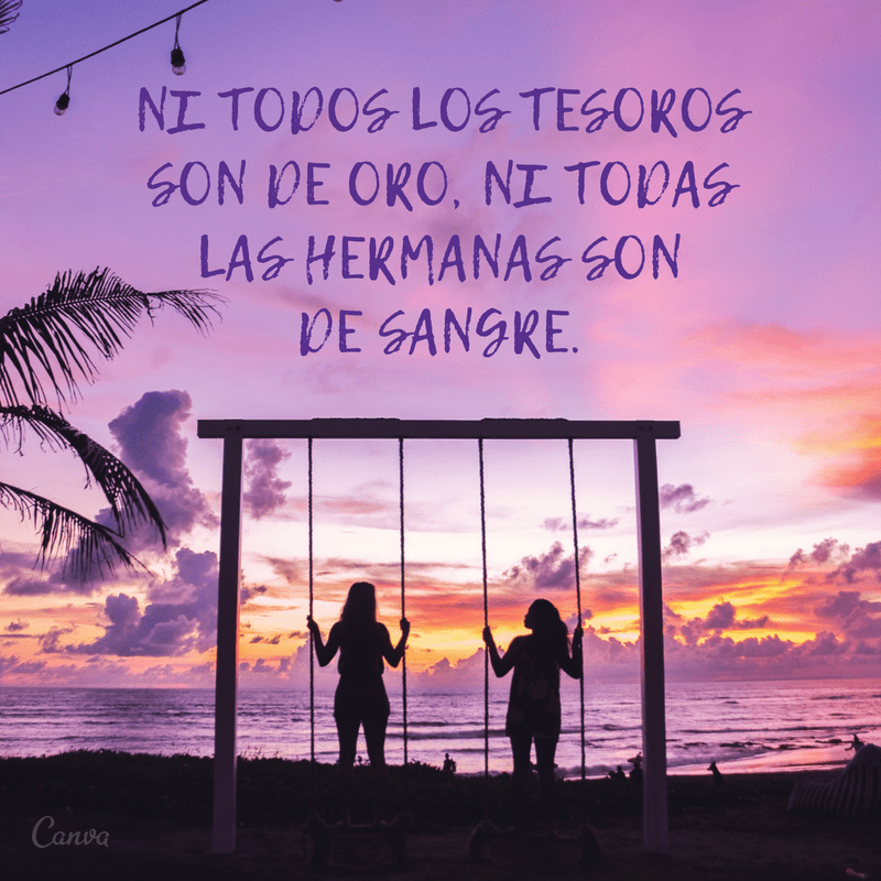Frases de mejores amigas para regalar sonrisas - Canva