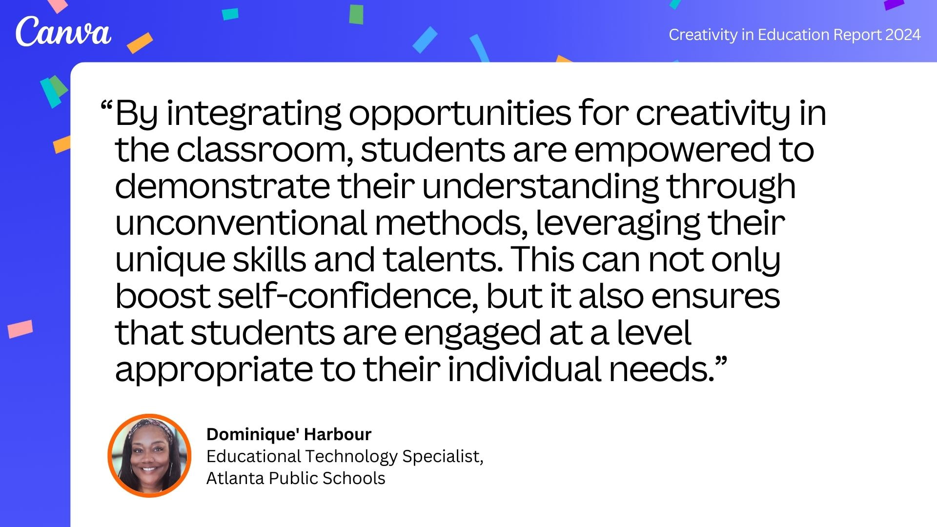 Canva Report: The importance of creativity in education