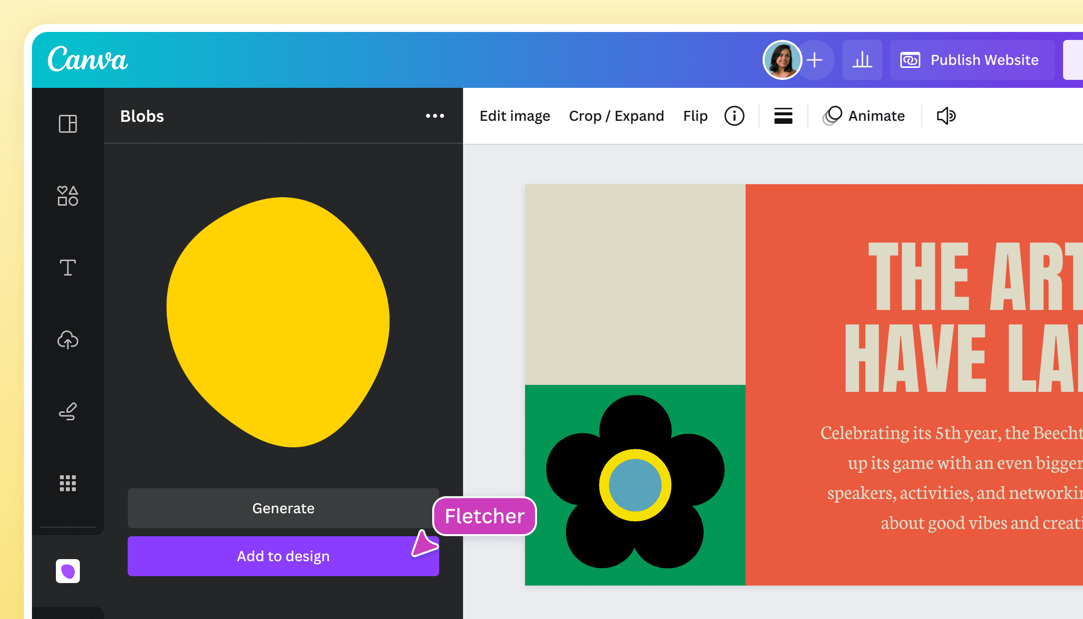 Blog generator online: crea forme astratte SVG gratis | Canva