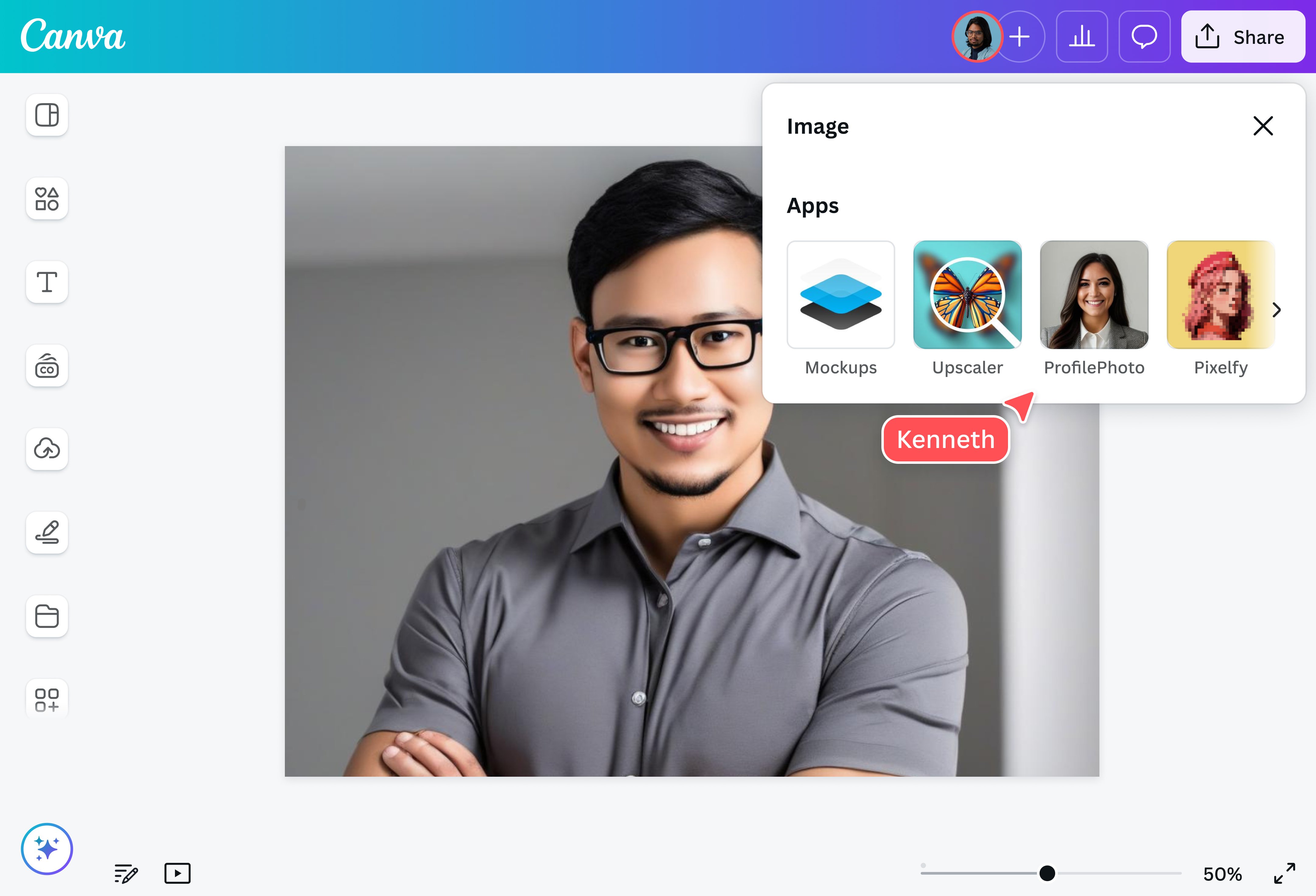 Générateur IA de photo professionnelle gratuite | Canva