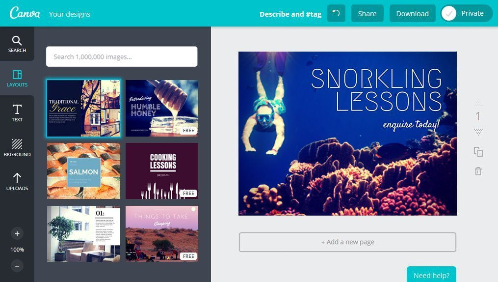 Desenhe o fundo para slide da sua apresentação com o Canva