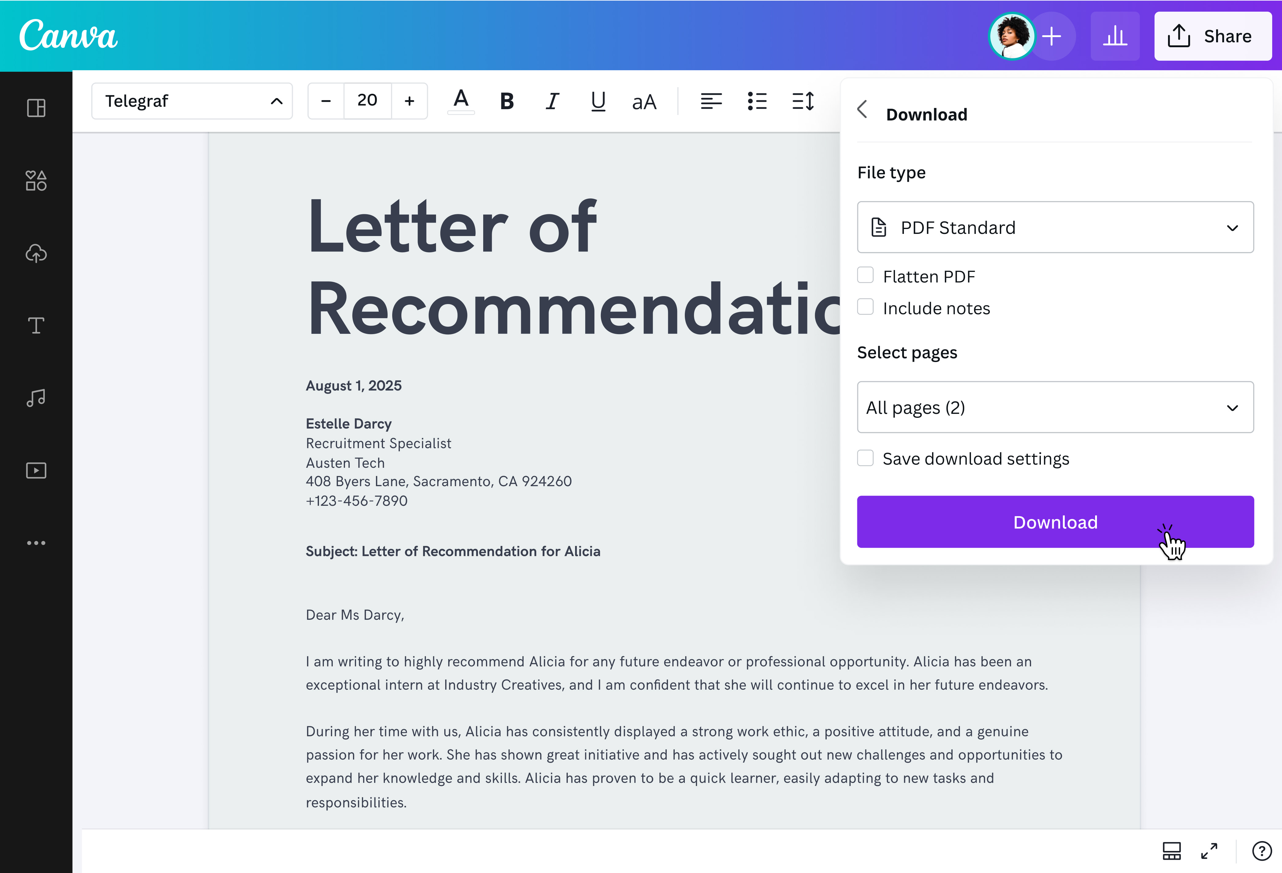 Gratis Word naar PDF converter: Documenten online omzetten naar PDF | Canva