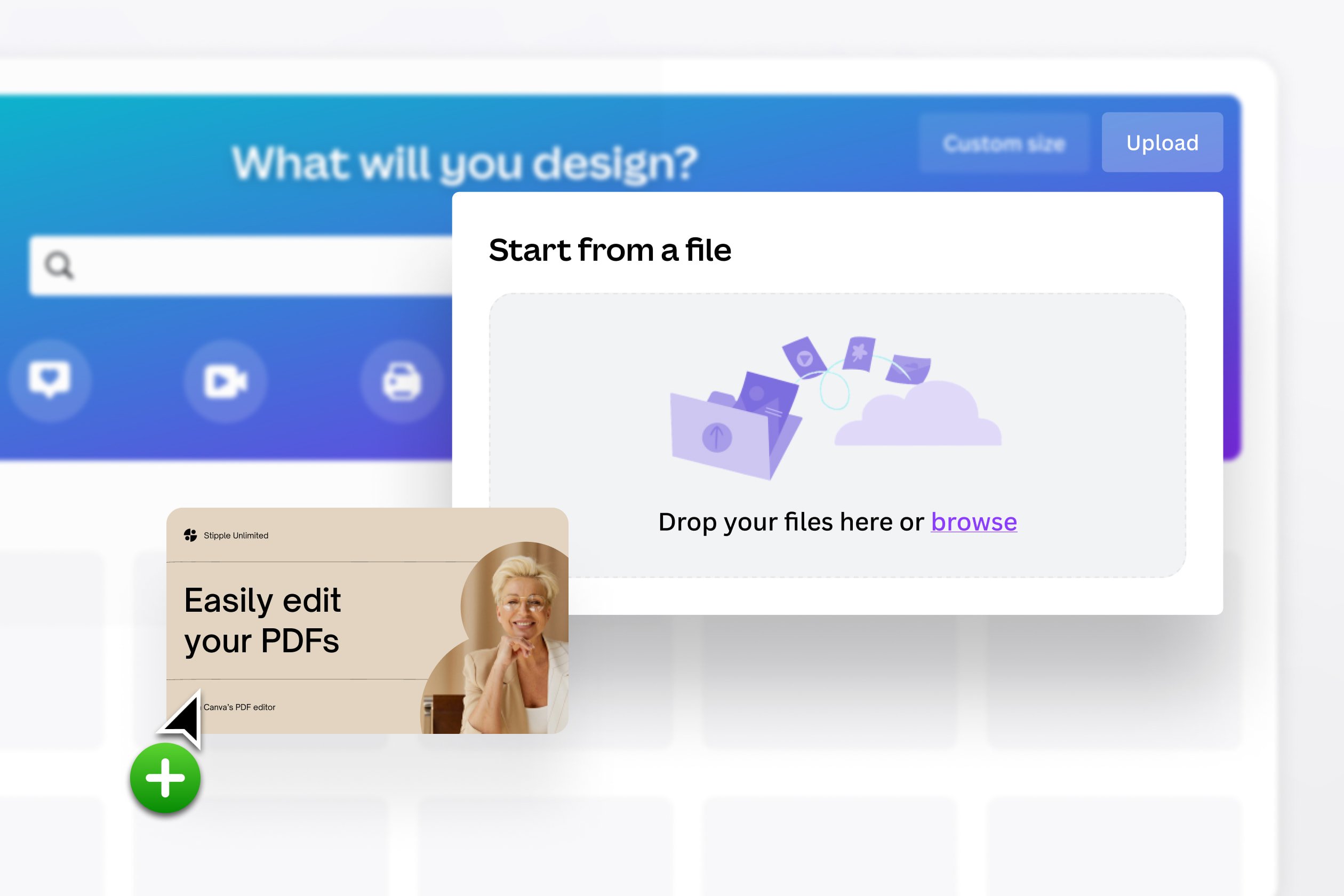 Convertisseur PDF gratuit pour convertir en PDF en ligne | Canva