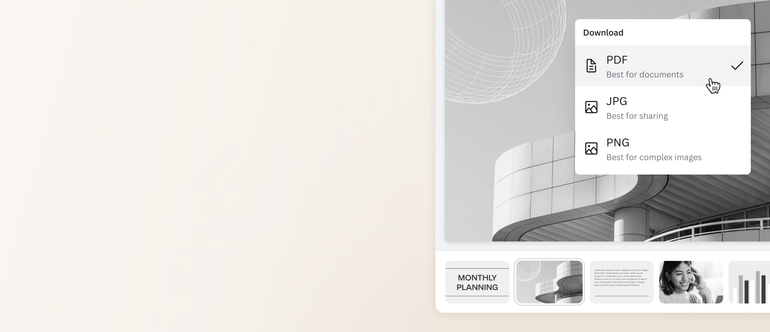 Convertisseur PDF gratuit pour convertir en PDF en ligne | Canva