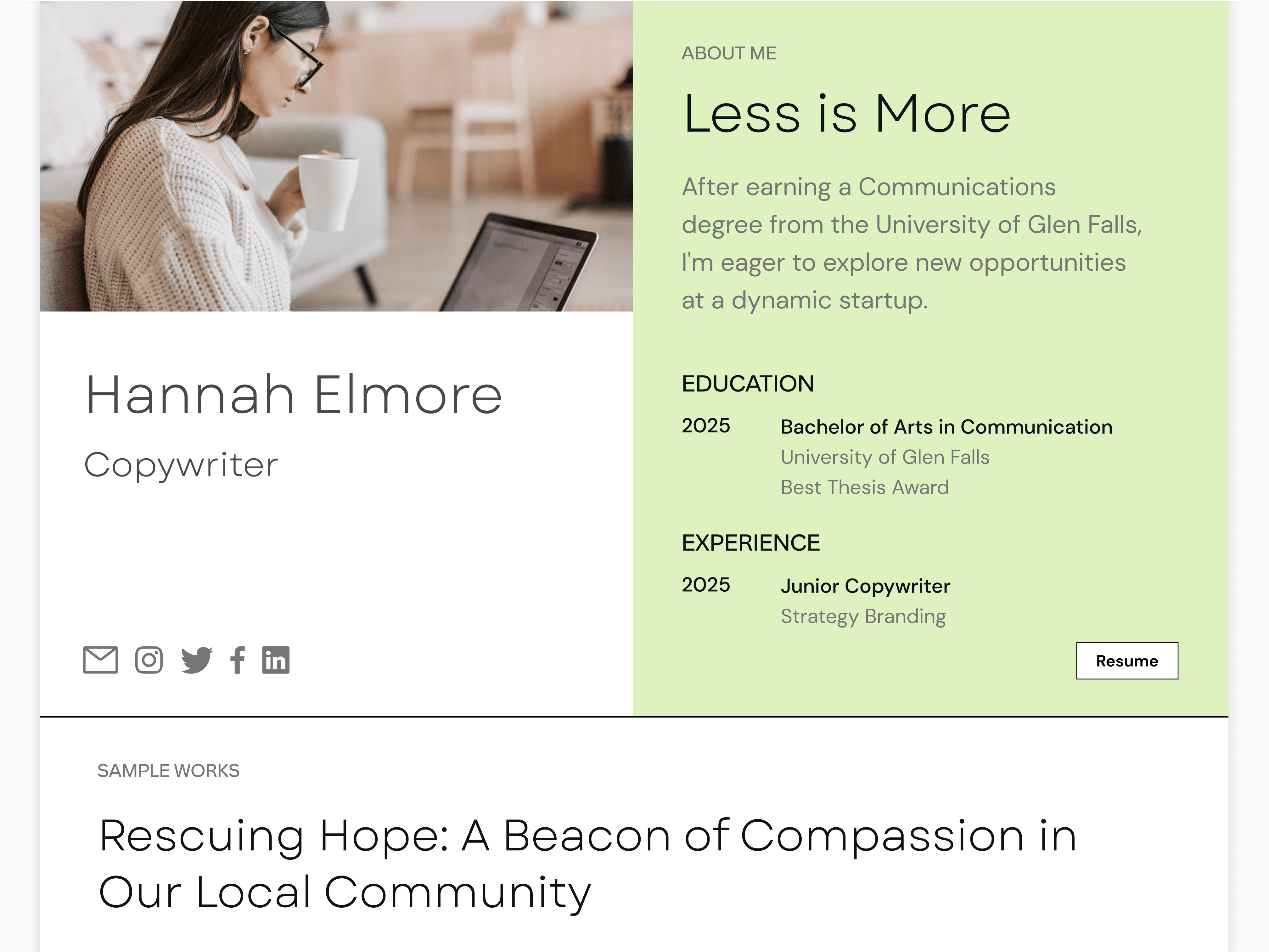 Website Portfolio: Pengertian, Cara Kerja, & Contoh | Canva