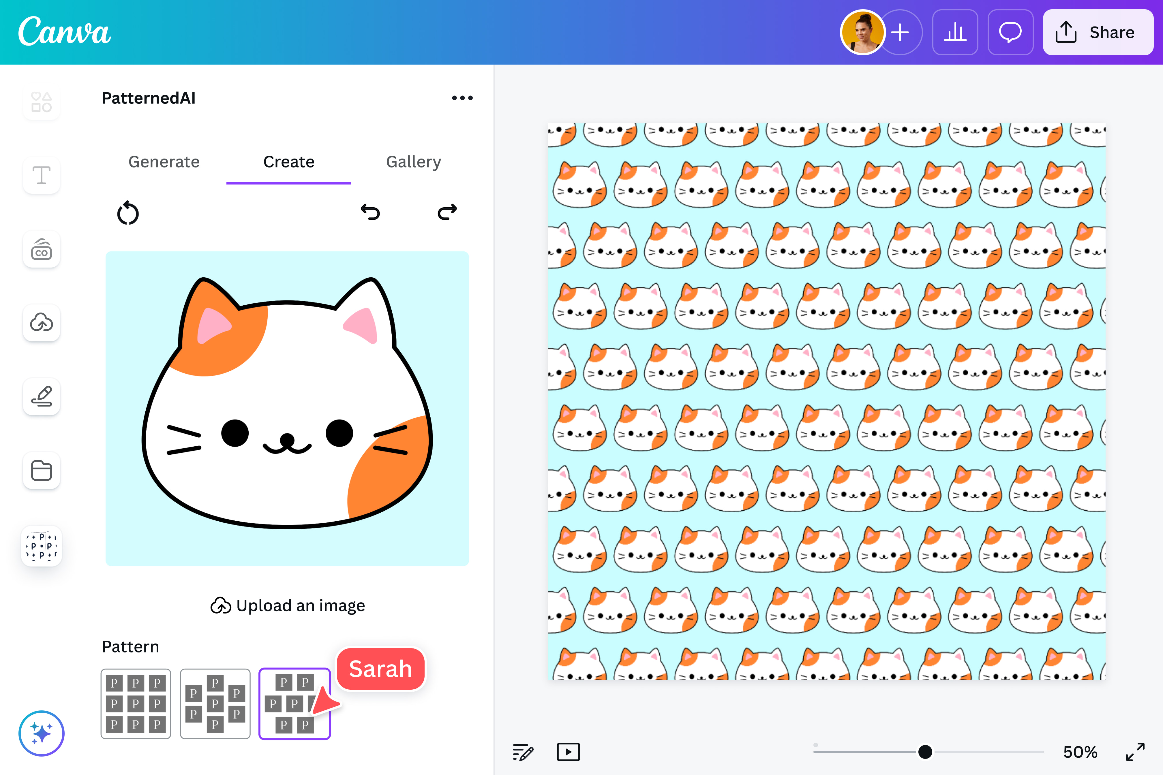 Generador de Patrones: Creá patrones gratuitos con IA | Canva