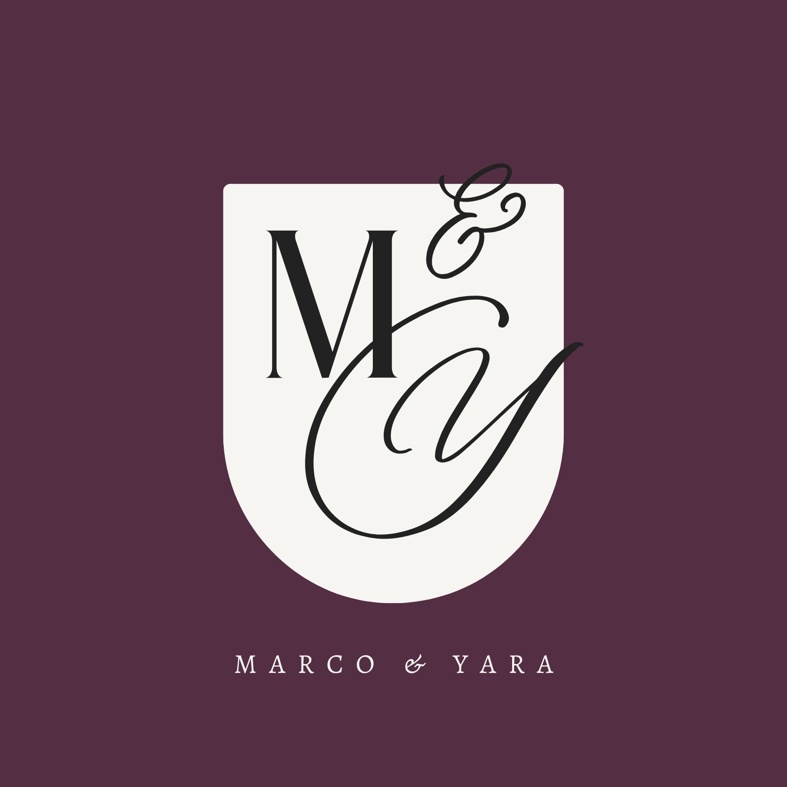 Crea monogramma logo con iniziali gratis | Canva