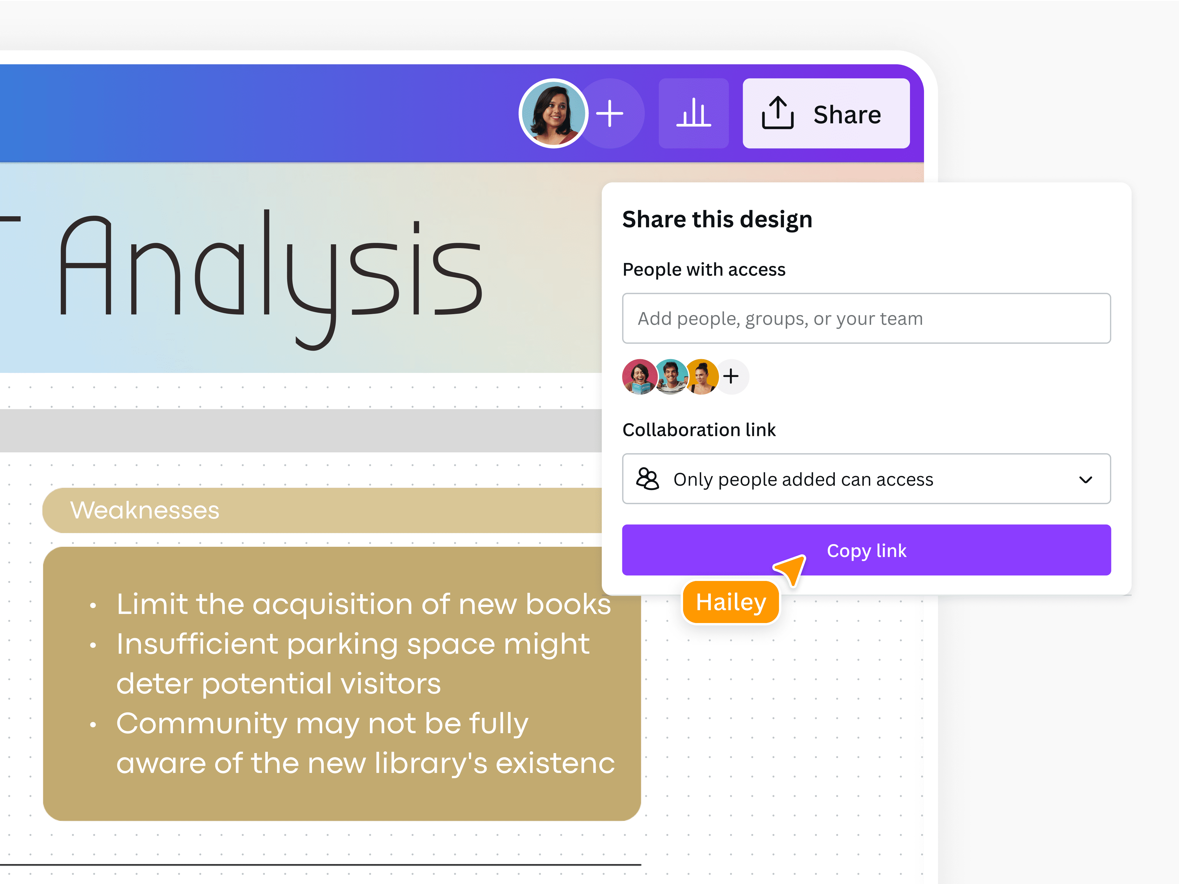 Analisi SWOT: modelli ed esempi gratuiti | Canva