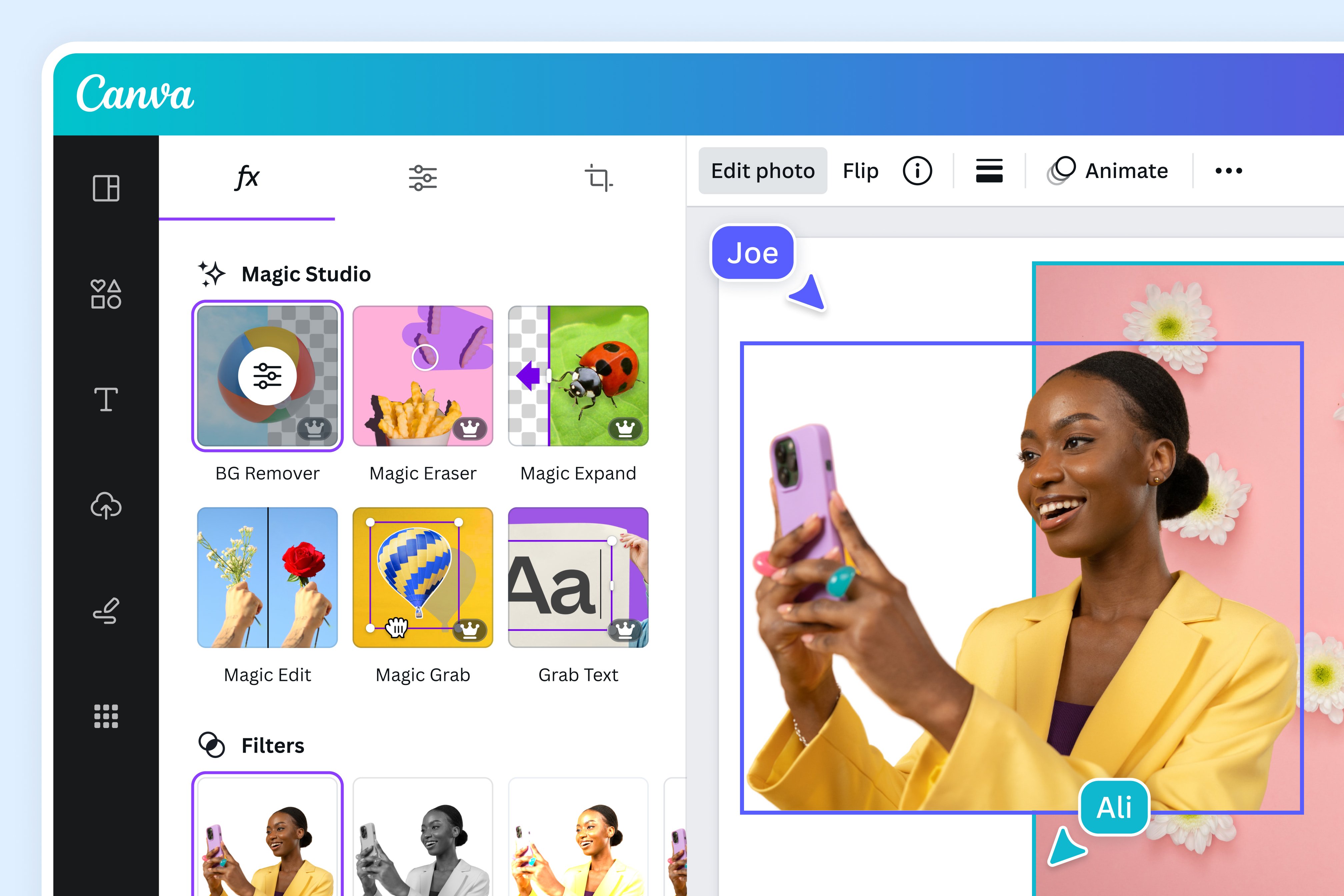 เปลี่ยนแบ็คกราวน์ของภาพถ่าย เปลี่ยนพื้นหลังรูปภาพออนไลน์ | Canva