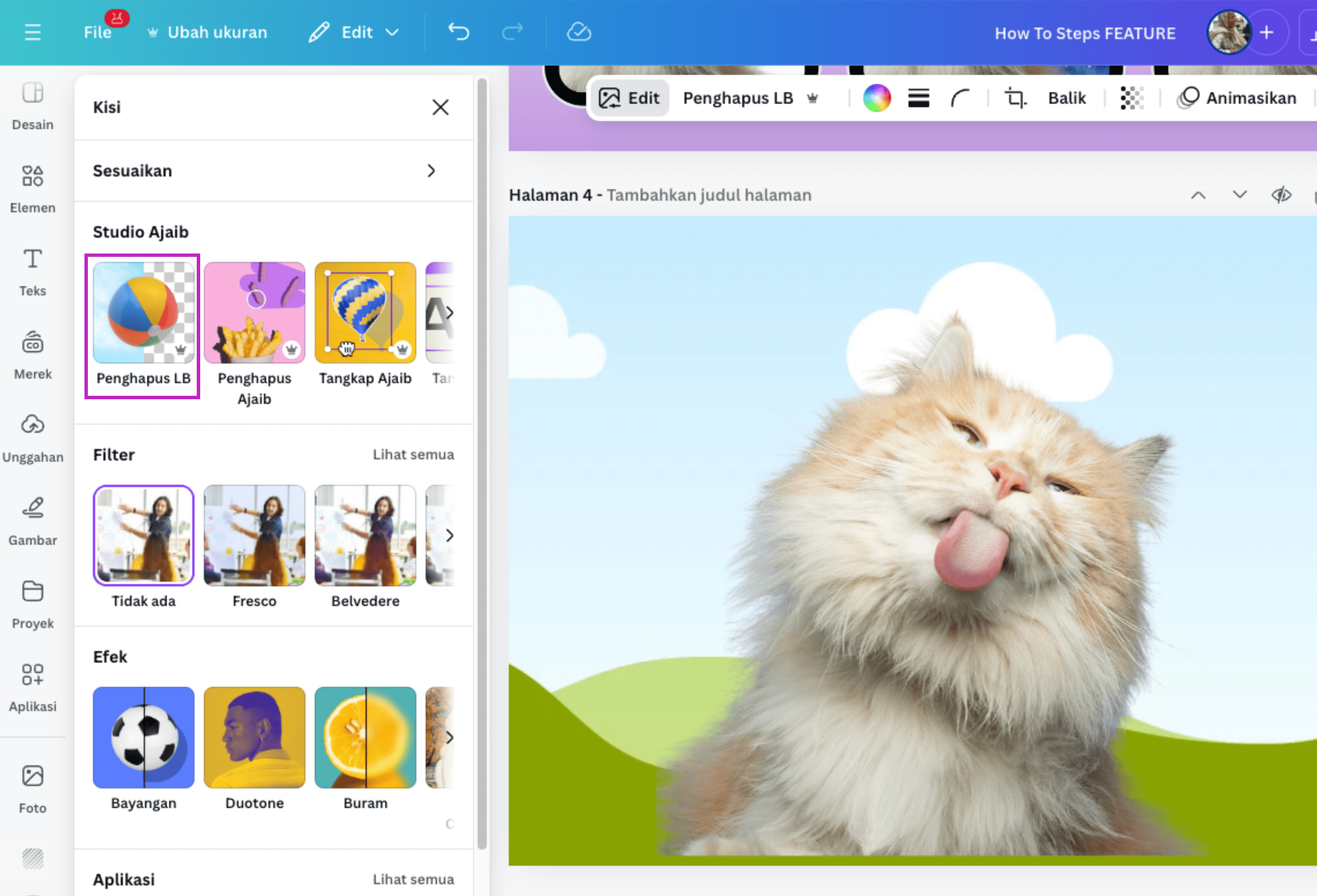 AI Hapus Background Online | Canva