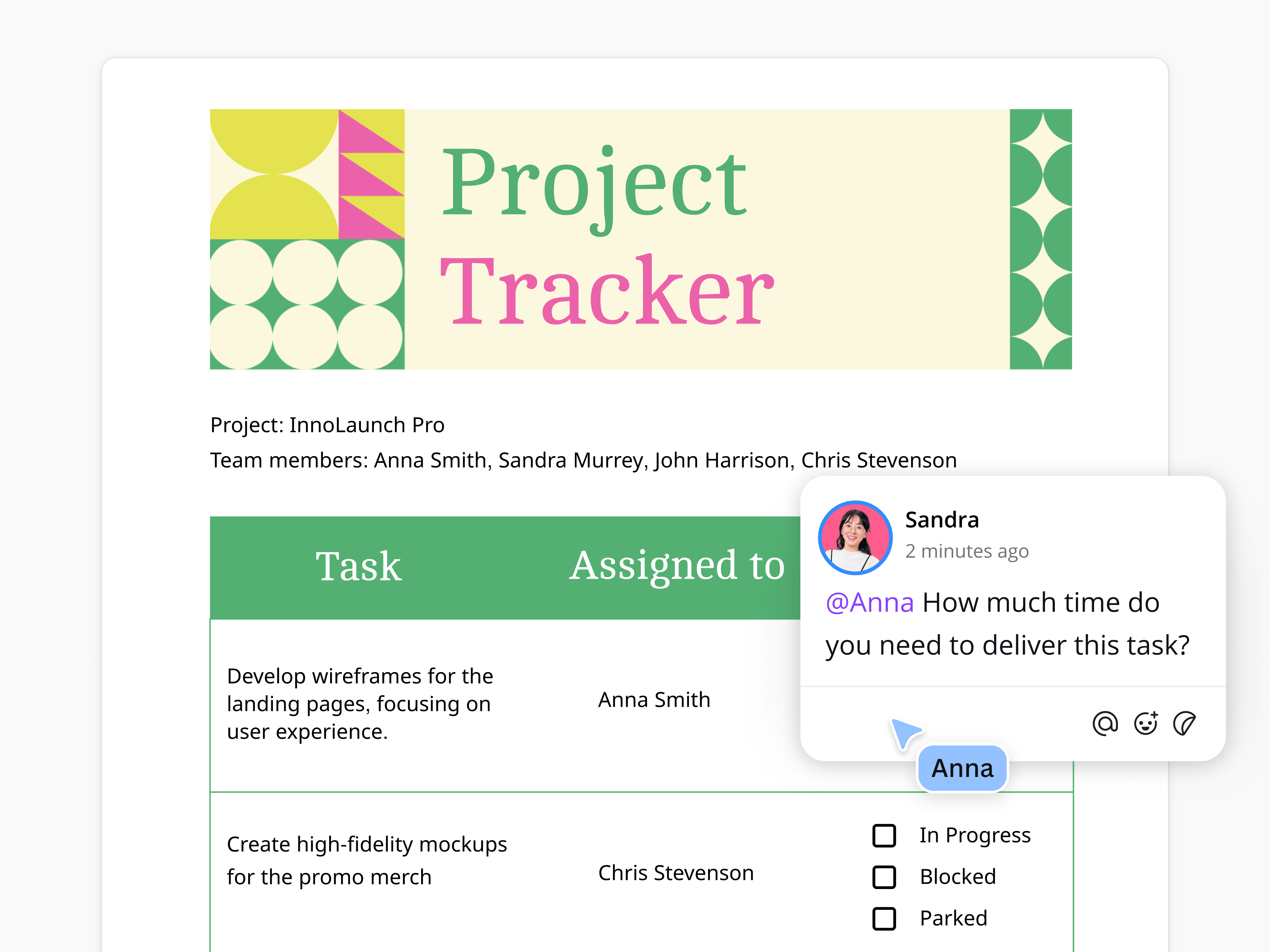 Kick off : exemples & conseils pour une réunion de lancement | Canva