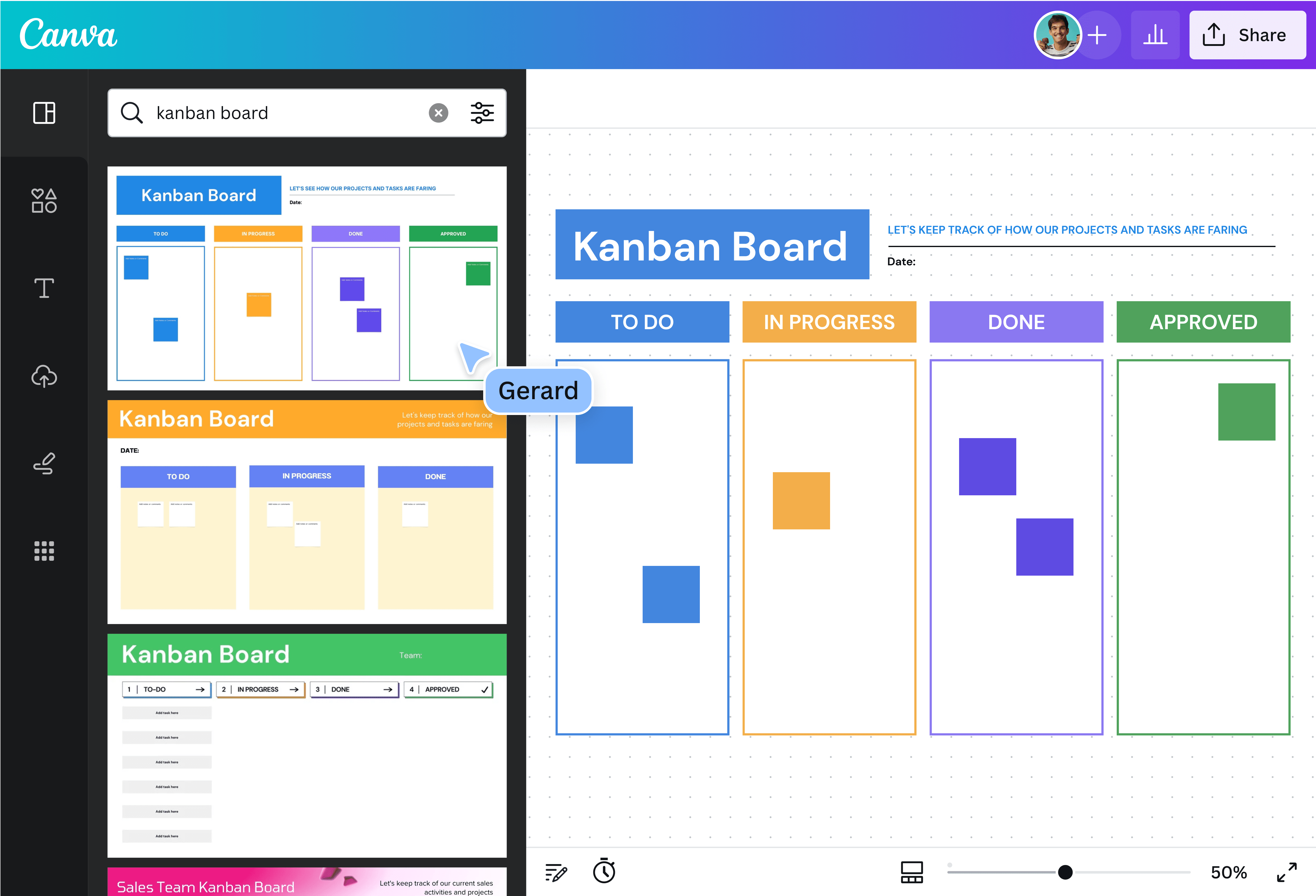 Tableau kanban : exemples & conseils pour un kanban board | Canva