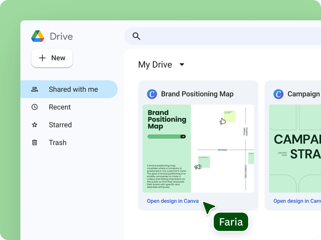 Instale o Canva para Google Workspace