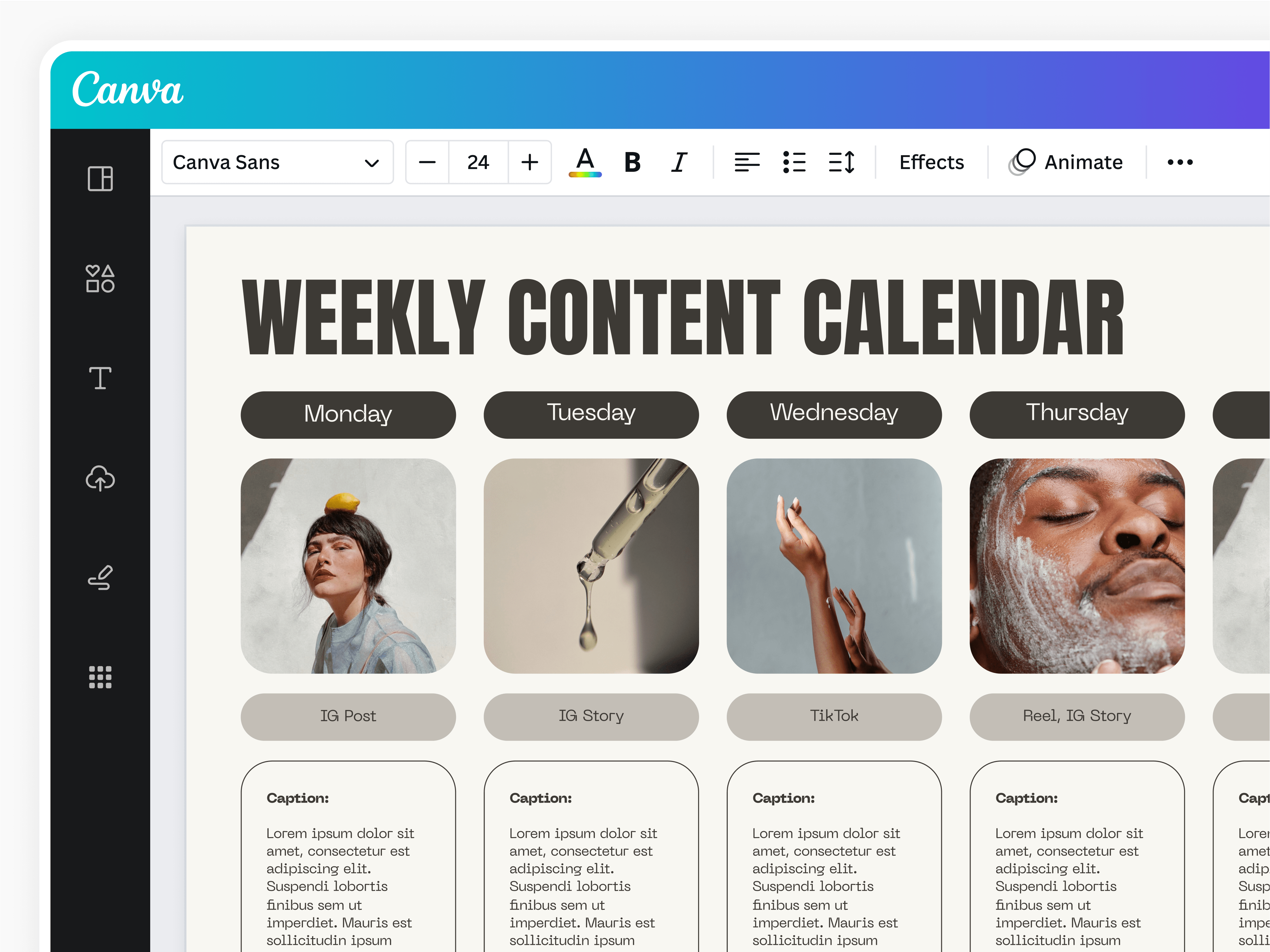 Hoe maak je sociale mediaplannen (met sjablonen & tips) | Canva