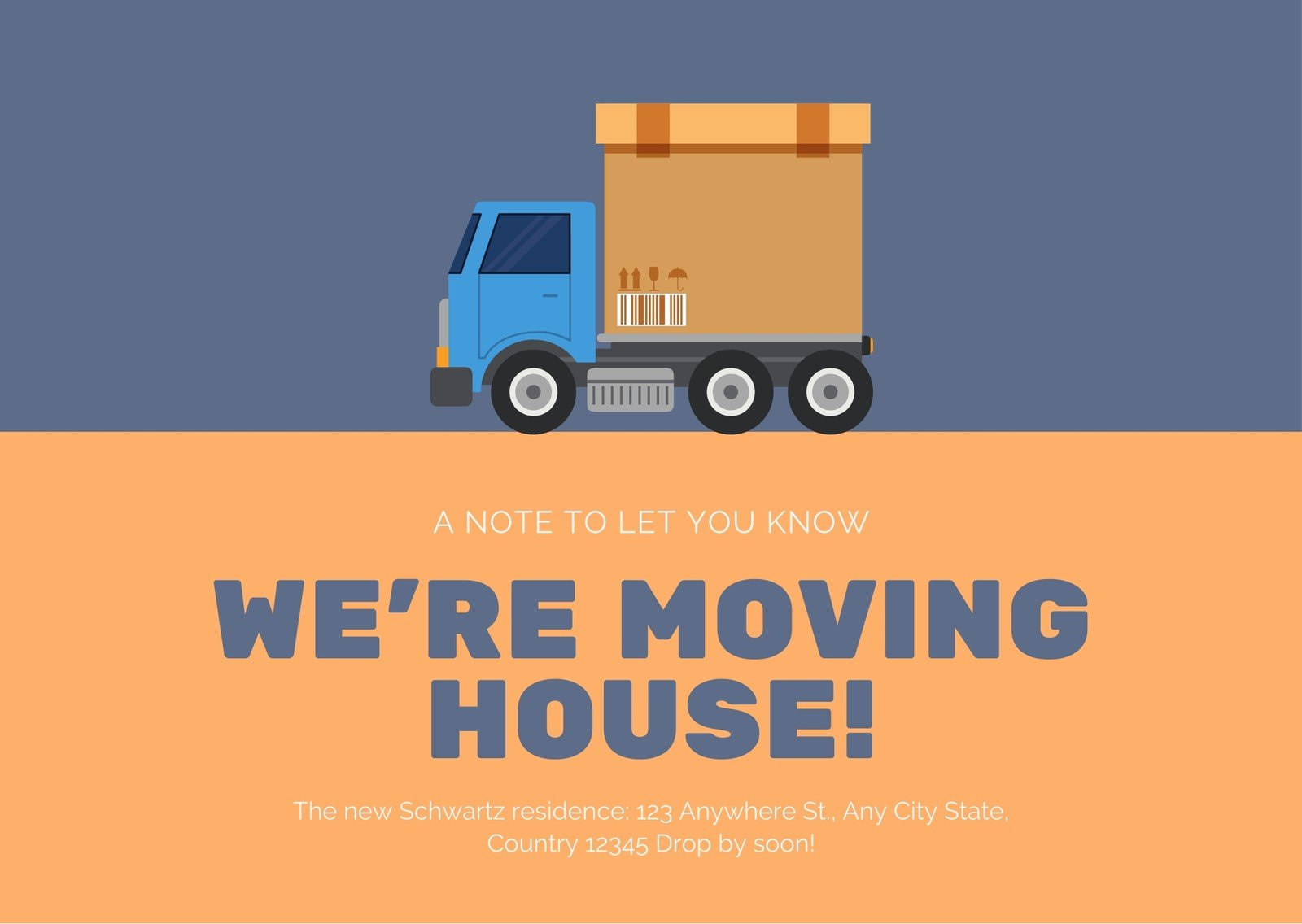 Make Your Own Change of Address Cards