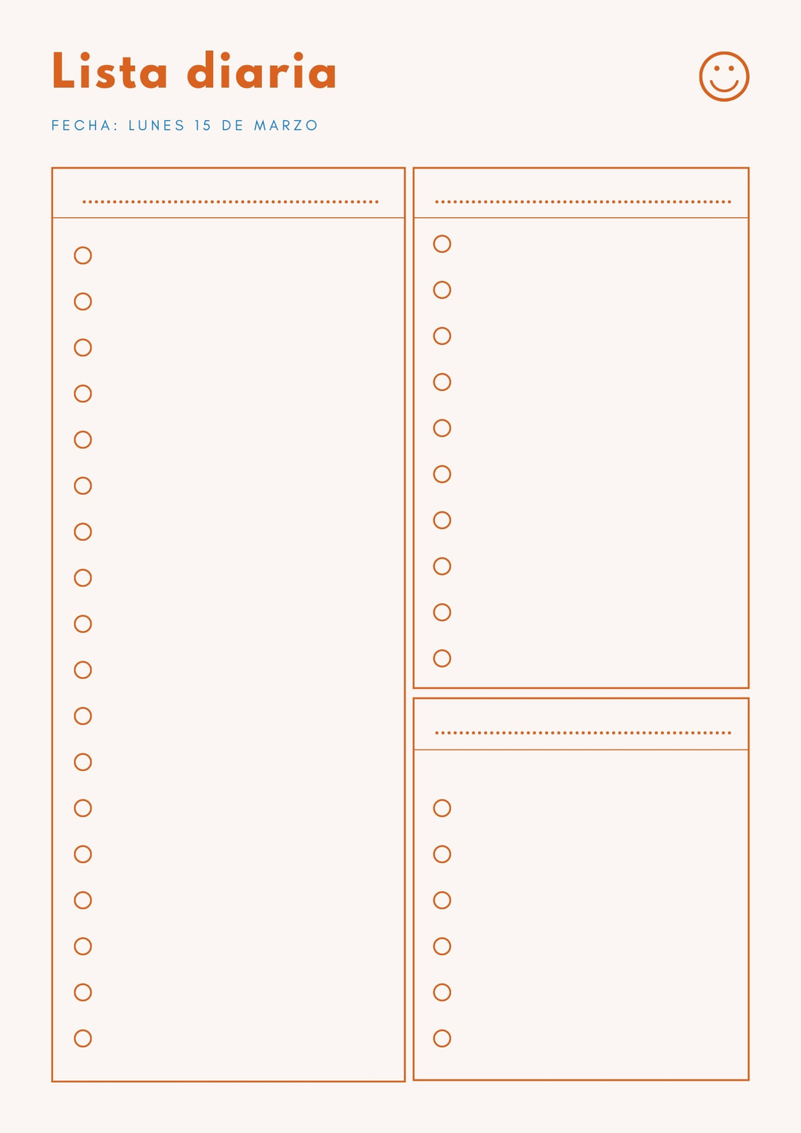 Creá tu checklist personalizada gratis con Canva