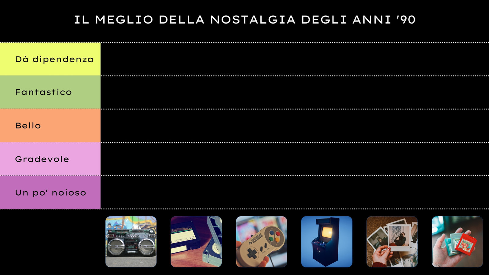 Tier list maker: Crea tier list gratis online | Canva