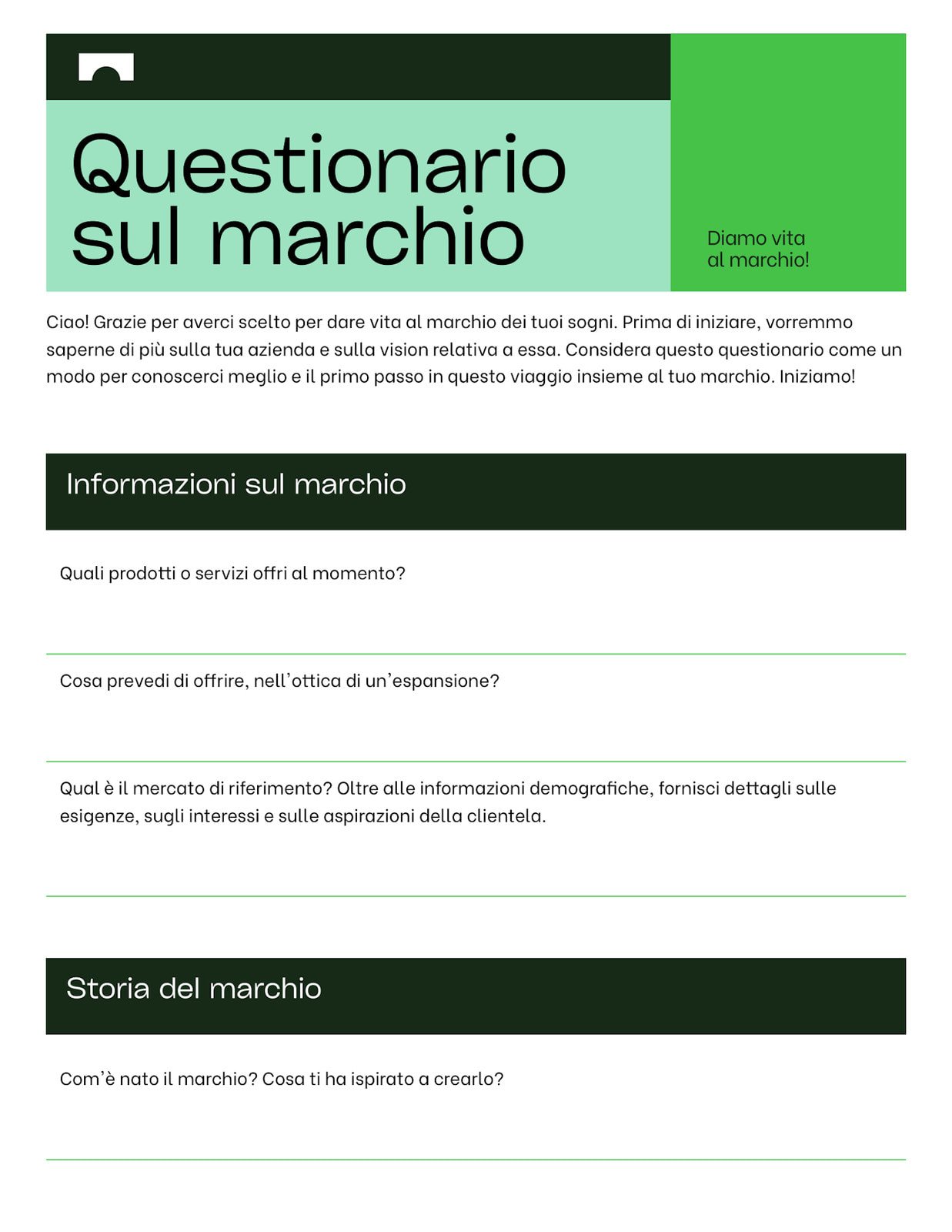 Strumento gratuito per creare questionari online - Crea un questionario ...
