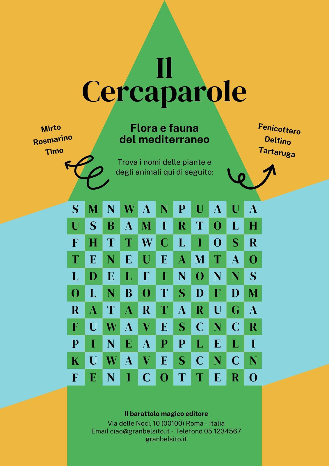 Parole intrecciate online - Crea giochi di parole gratis | Canva