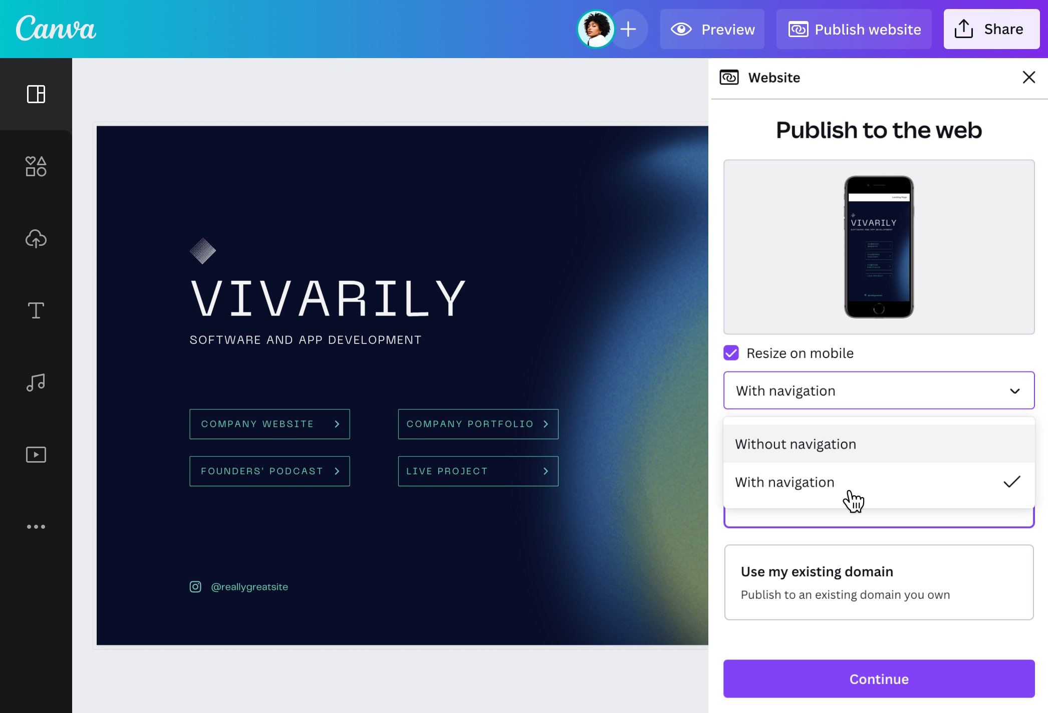 Pembuat website bisnis Gratis - Buat website bisnis | Canva