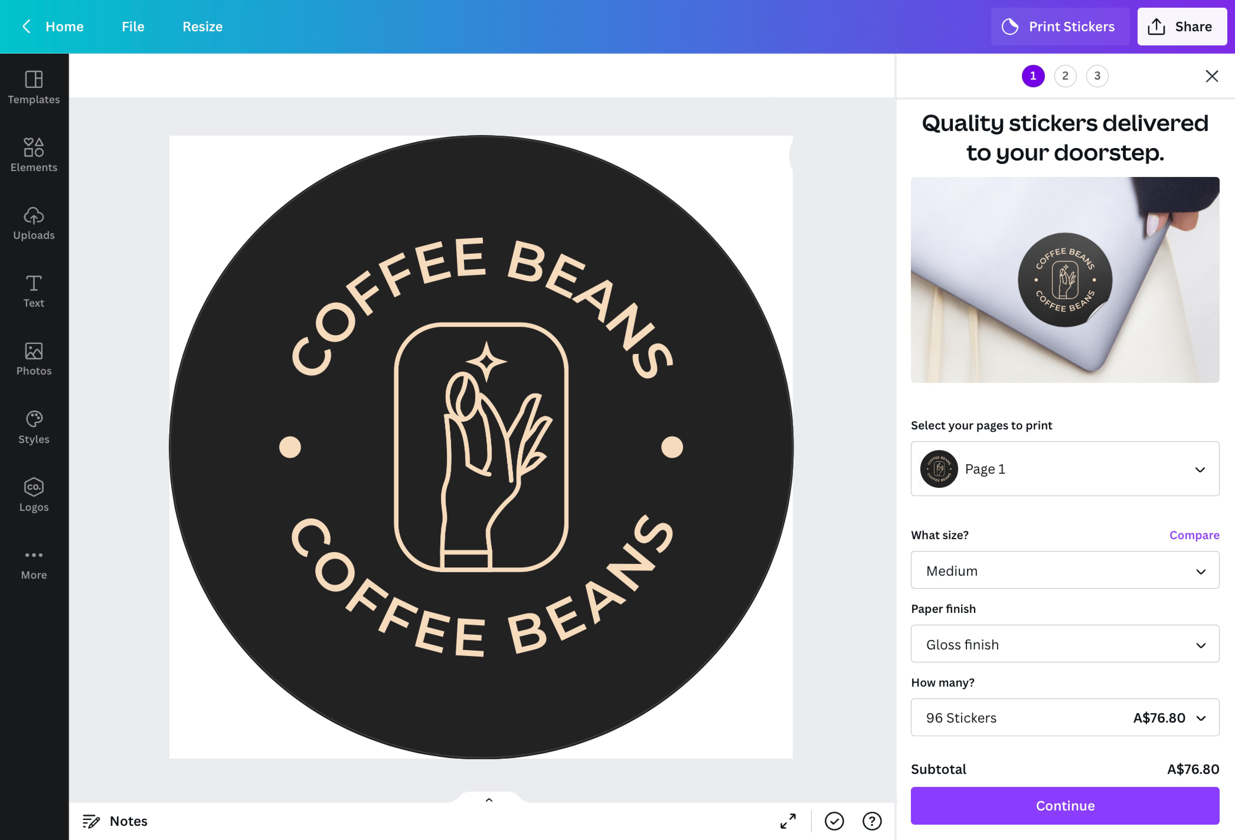 Sticker Logo: Tạo Sticker Miễn Phí | Canva