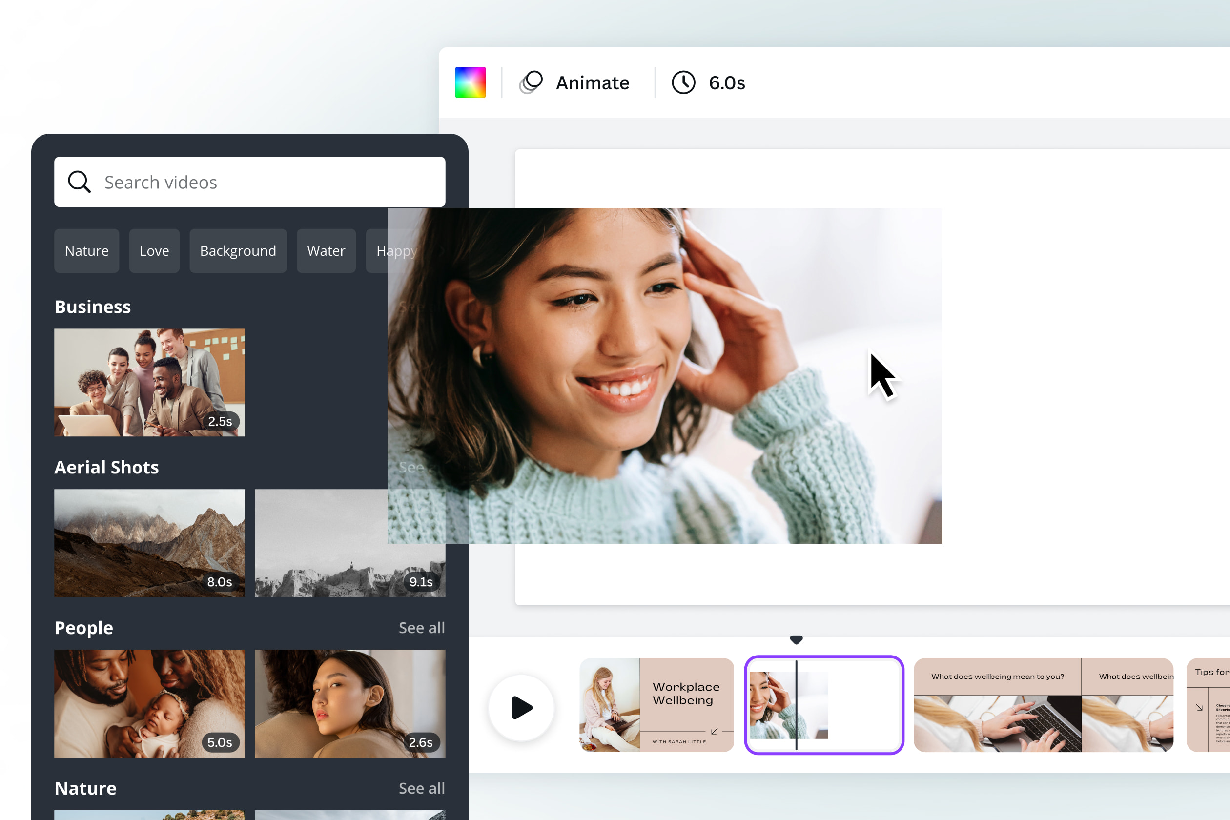 Cắt video online miễn phí, dễ dàng - Công cụ cắt & tách video của Canva