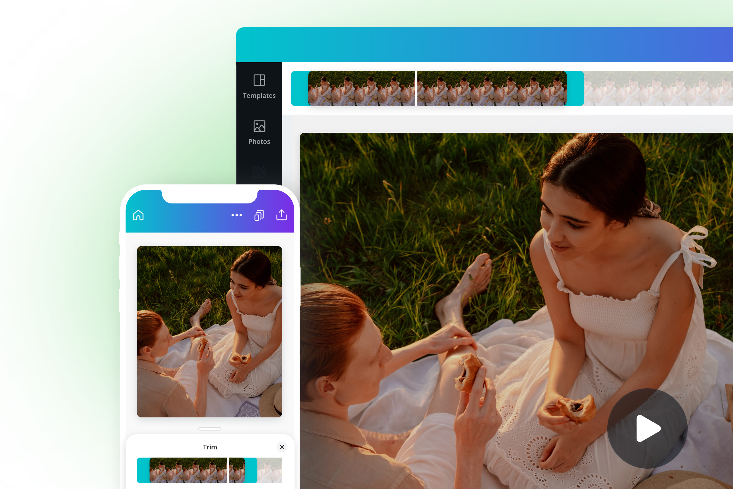 Cắt video online miễn phí, dễ dàng - Công cụ cắt & tách video của Canva