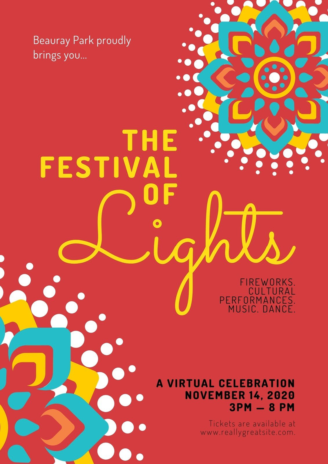 Free Diwali Poster Maker - Create a Diwali Poster | Canva