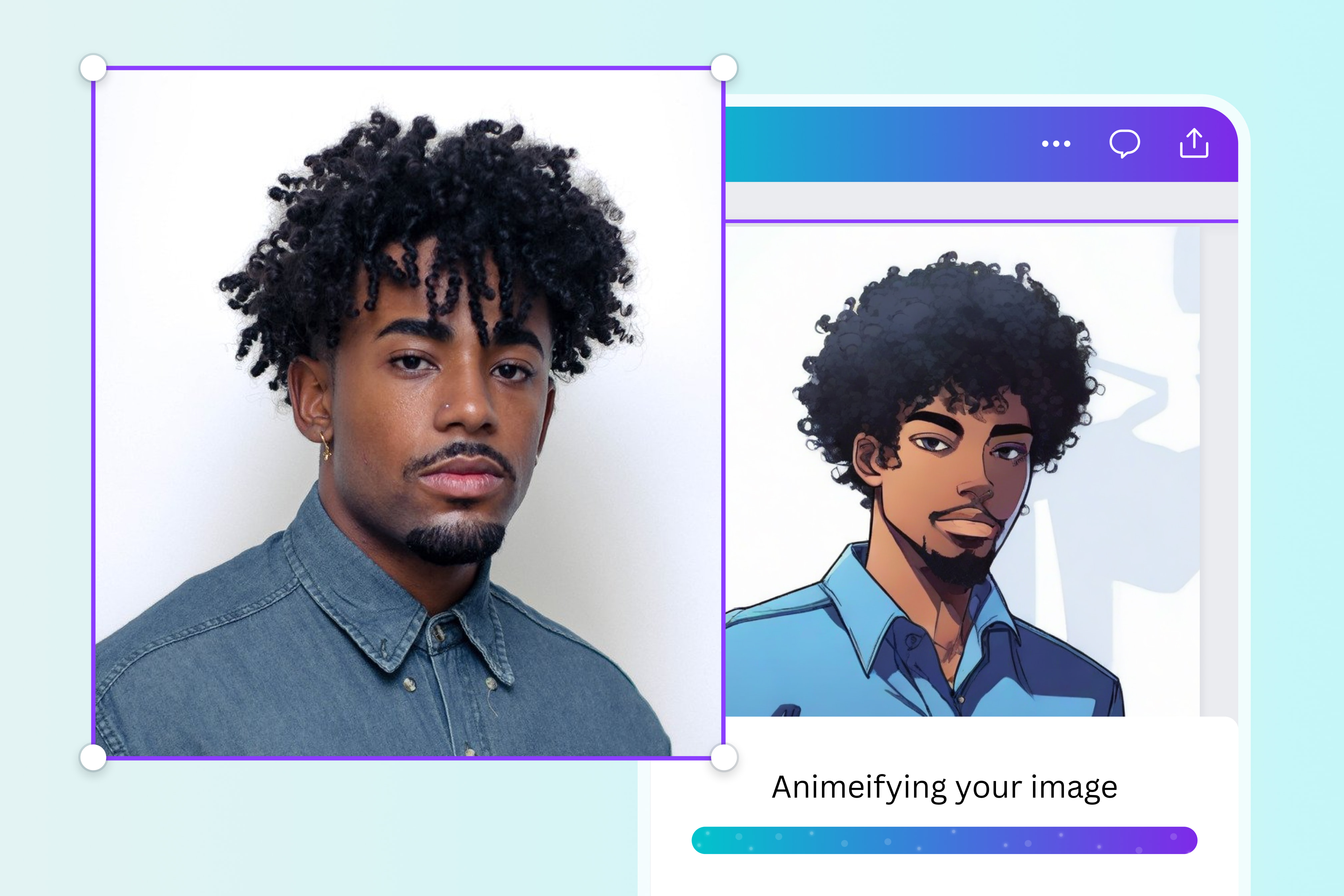Chuyển ảnh thành anime online miễn phí | Canva