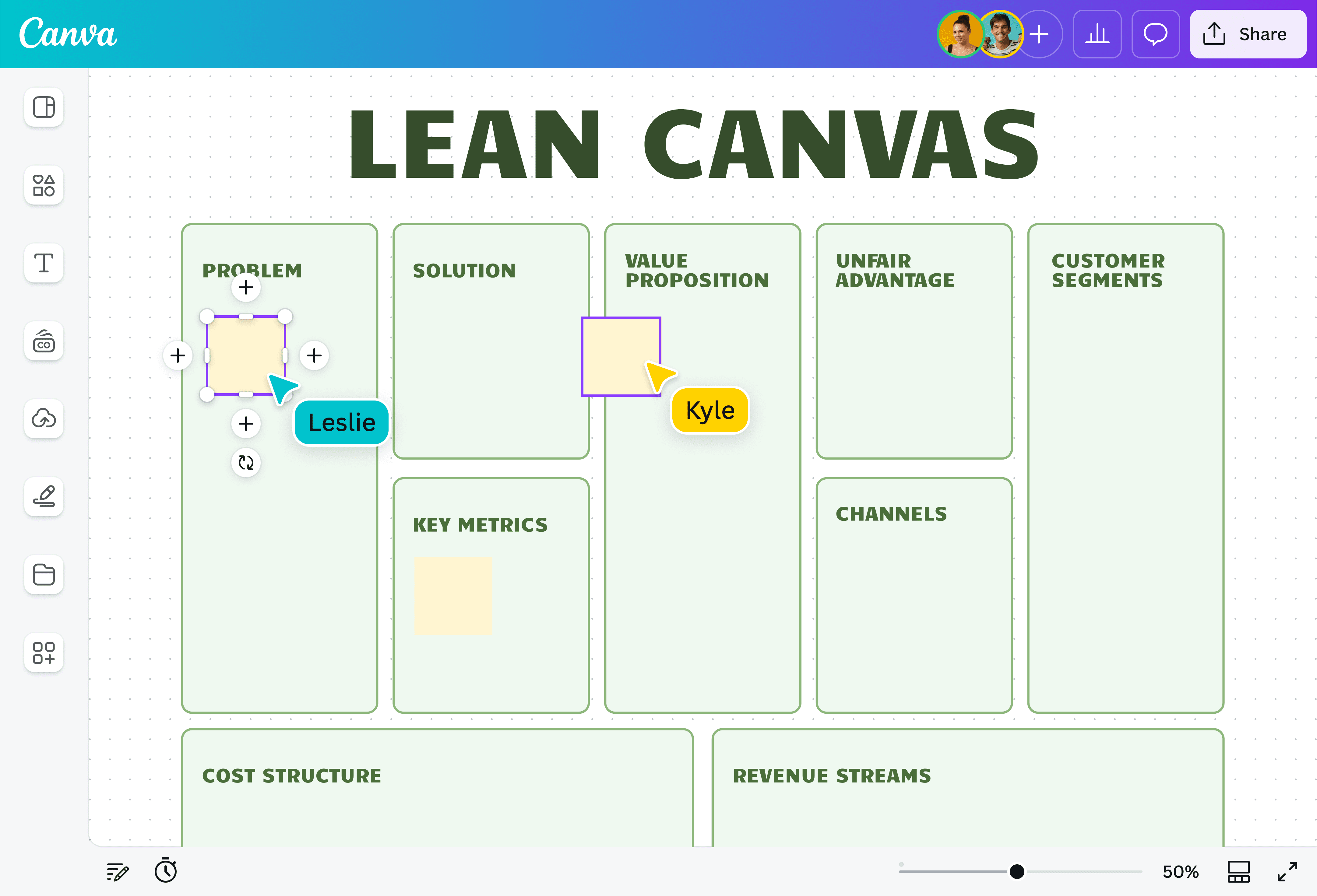 Qu’est-ce qu’un Lean Canvas ? Exemples et conseils | Canva