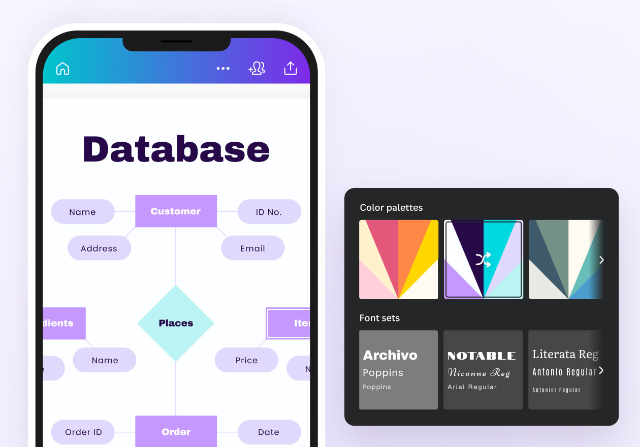 Criador de diagramas ER gratuito - Ferramenta de modelo entidade ...