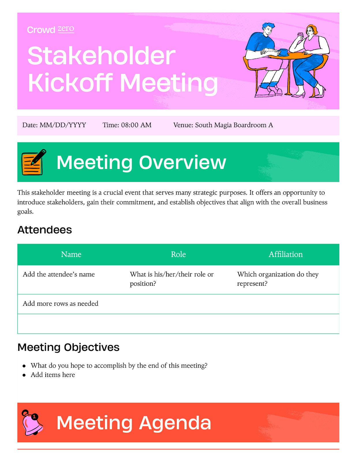 Come organizzare kick off-meeting: modelli e consigli | Canva