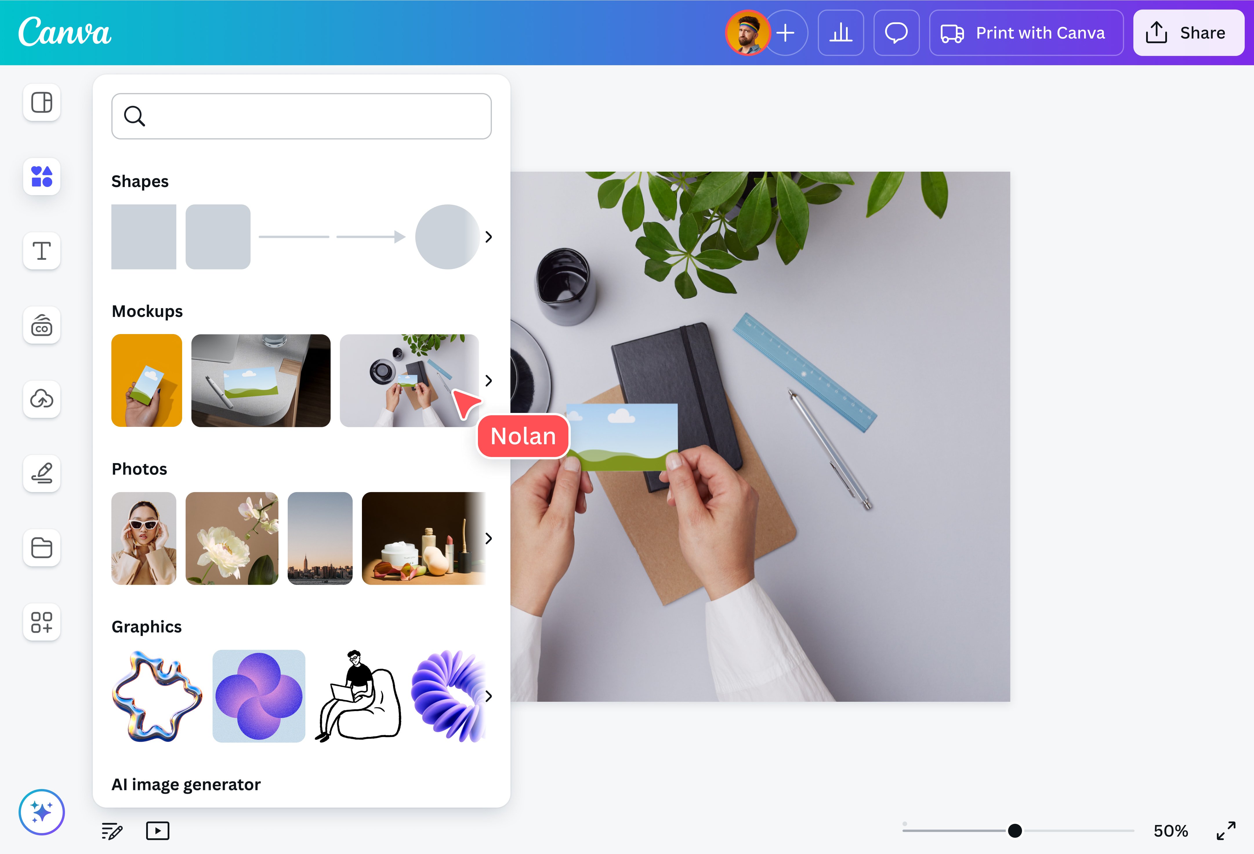 Crear mockups de tarjetas de presentación gratis | Canva