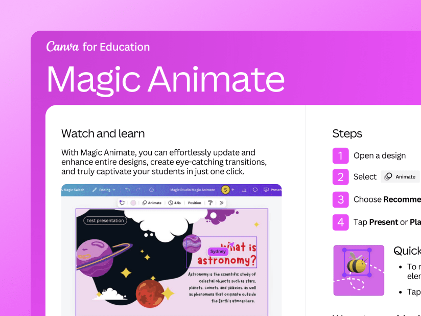 Teacher guides to using magic AI in the classroom
