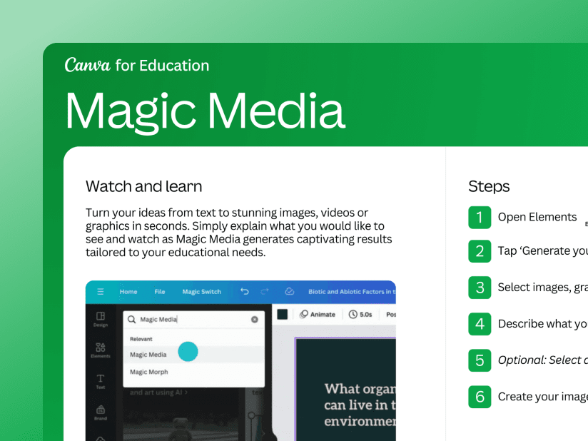 Teacher guides to using magic AI in the classroom
