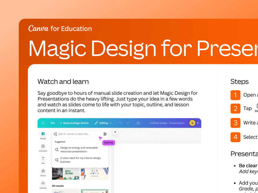 Teacher guides to using magic AI in the classroom