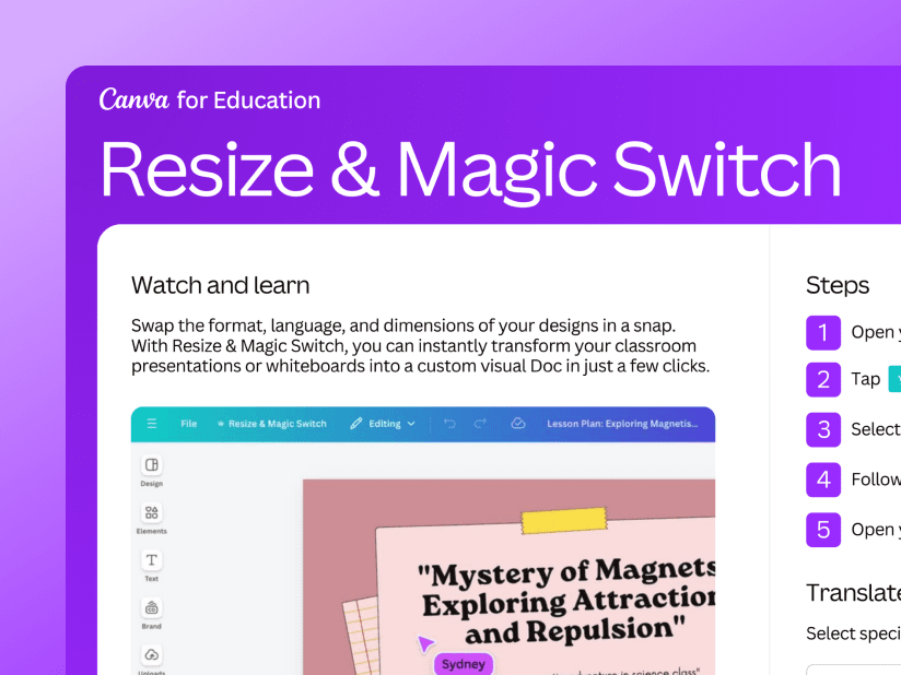 Teacher guides to using magic AI in the classroom