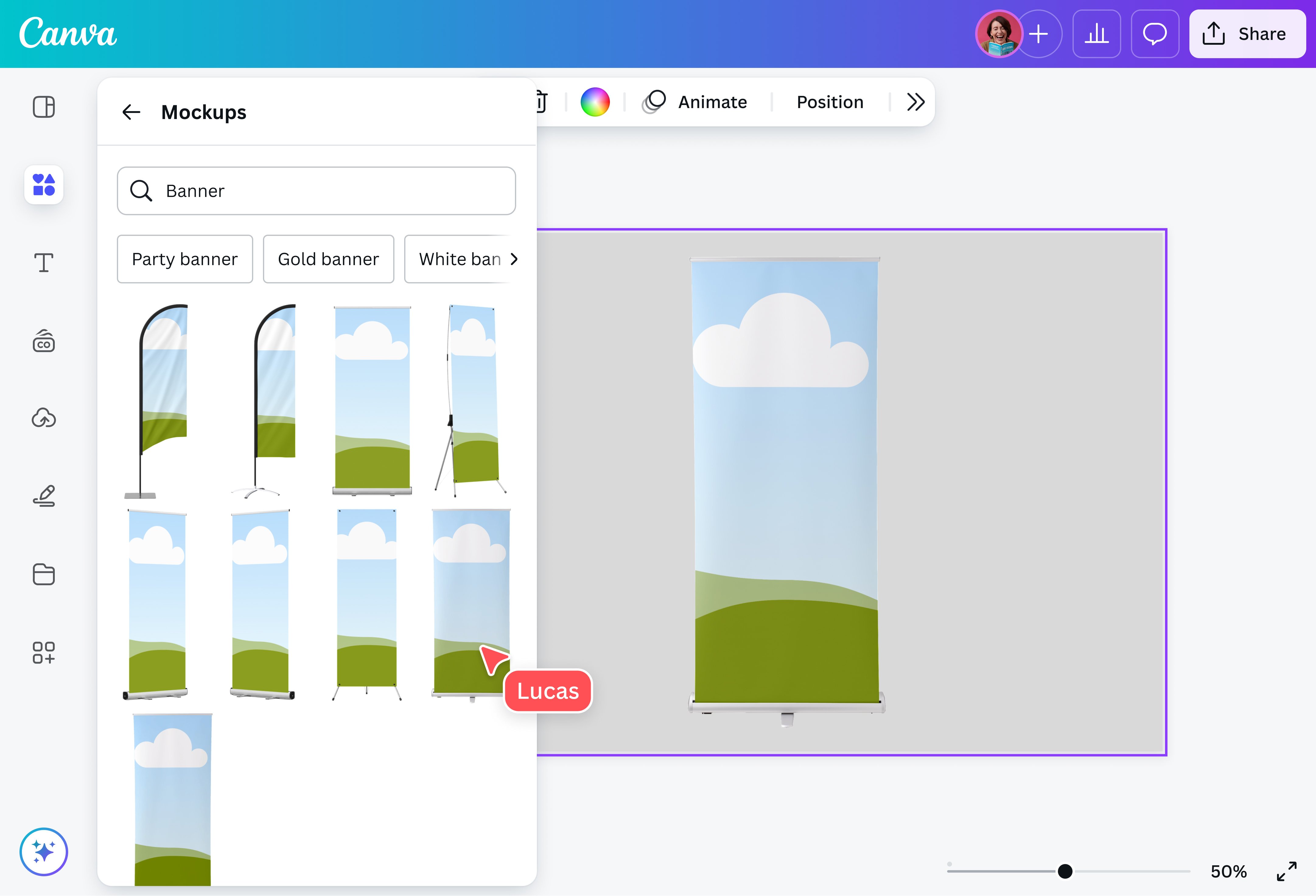 Banner Mockup Generator: Create Banner Mockups | Canva