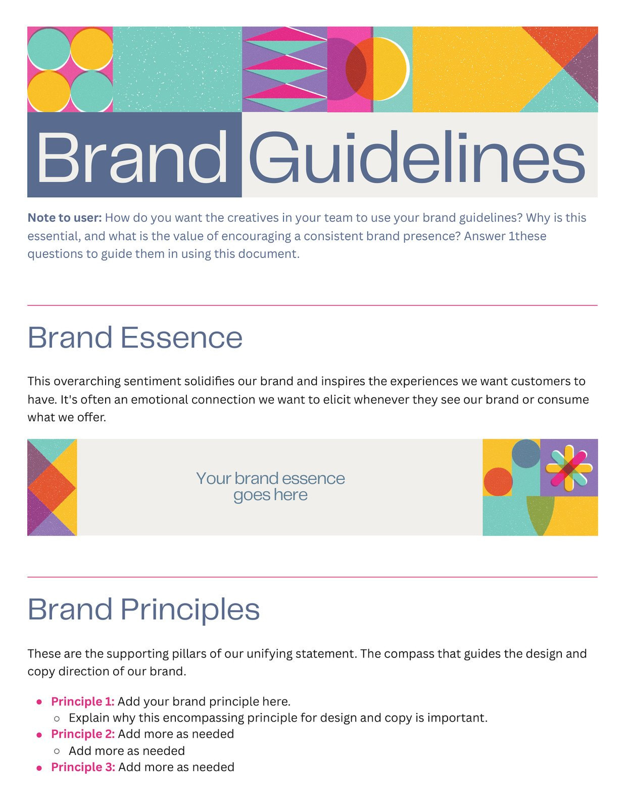 Crea brand guidelines online: guida, modelli e consigli | Canva