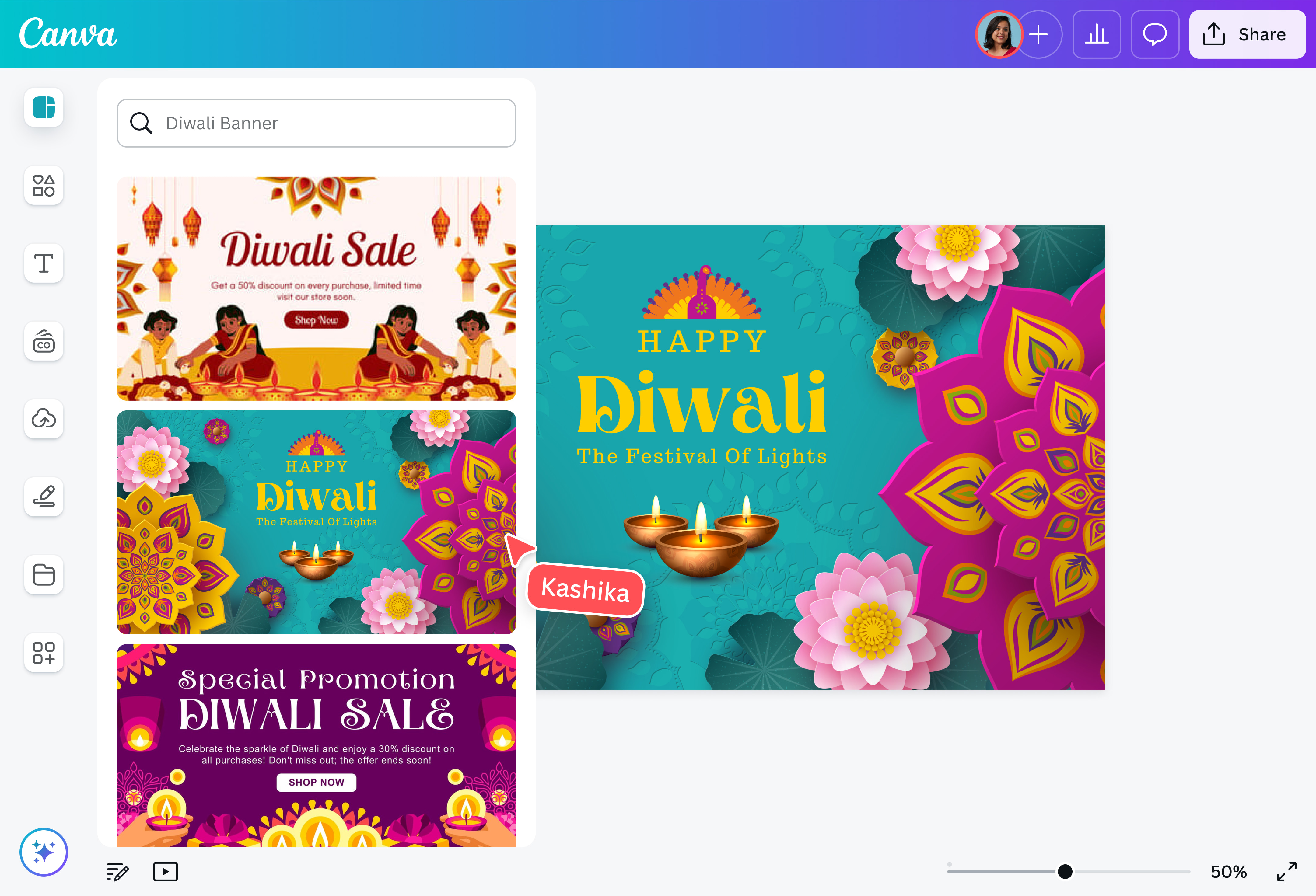 Download Gratis De Design De Banner De Diwali
