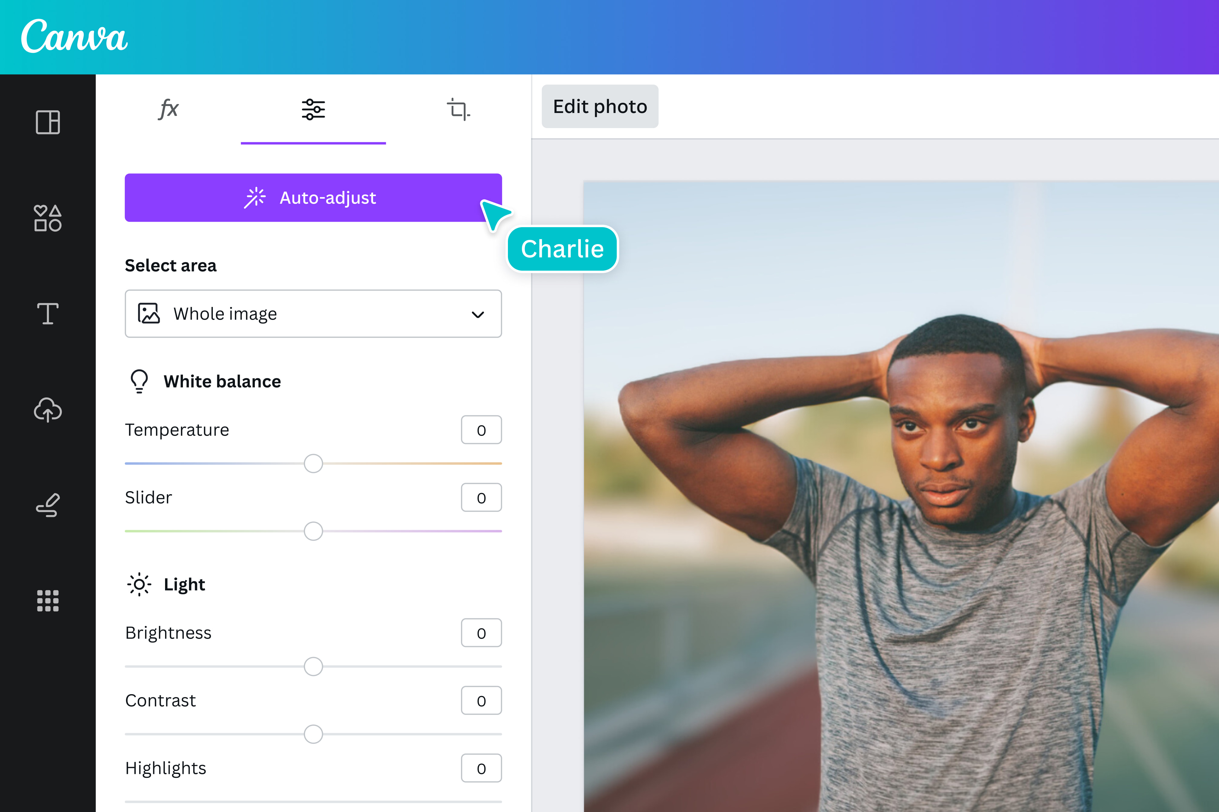 Desenfocar el fondo de una foto en línea gratis | Canva