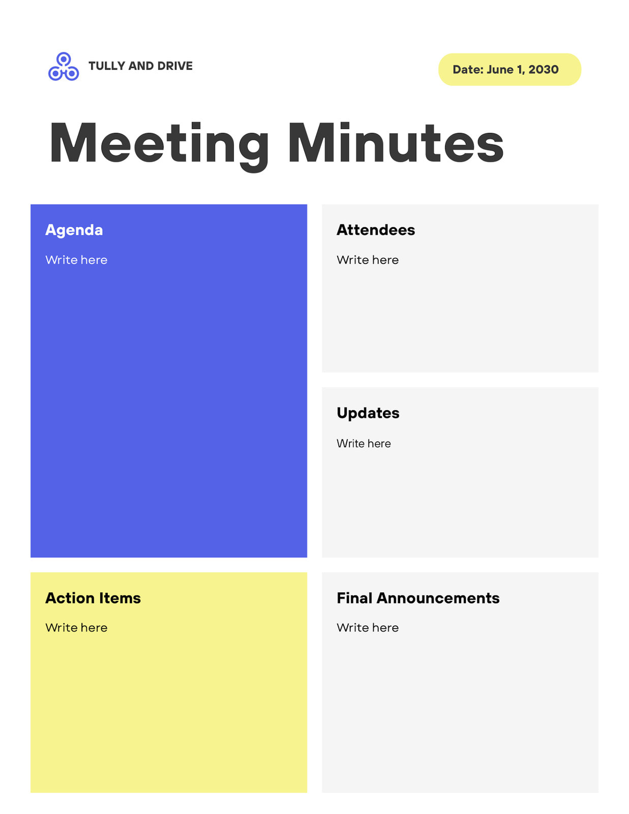 Cómo hacer minutas de reuniones (con plantillas & consejos) | Canva