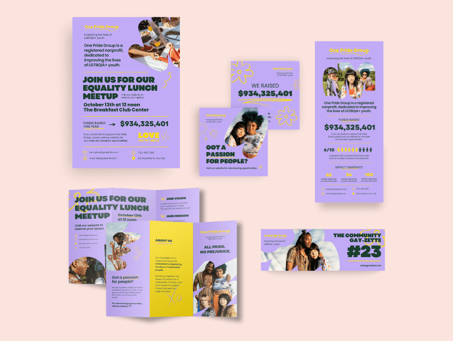 Página de recursos de Canva para ONG