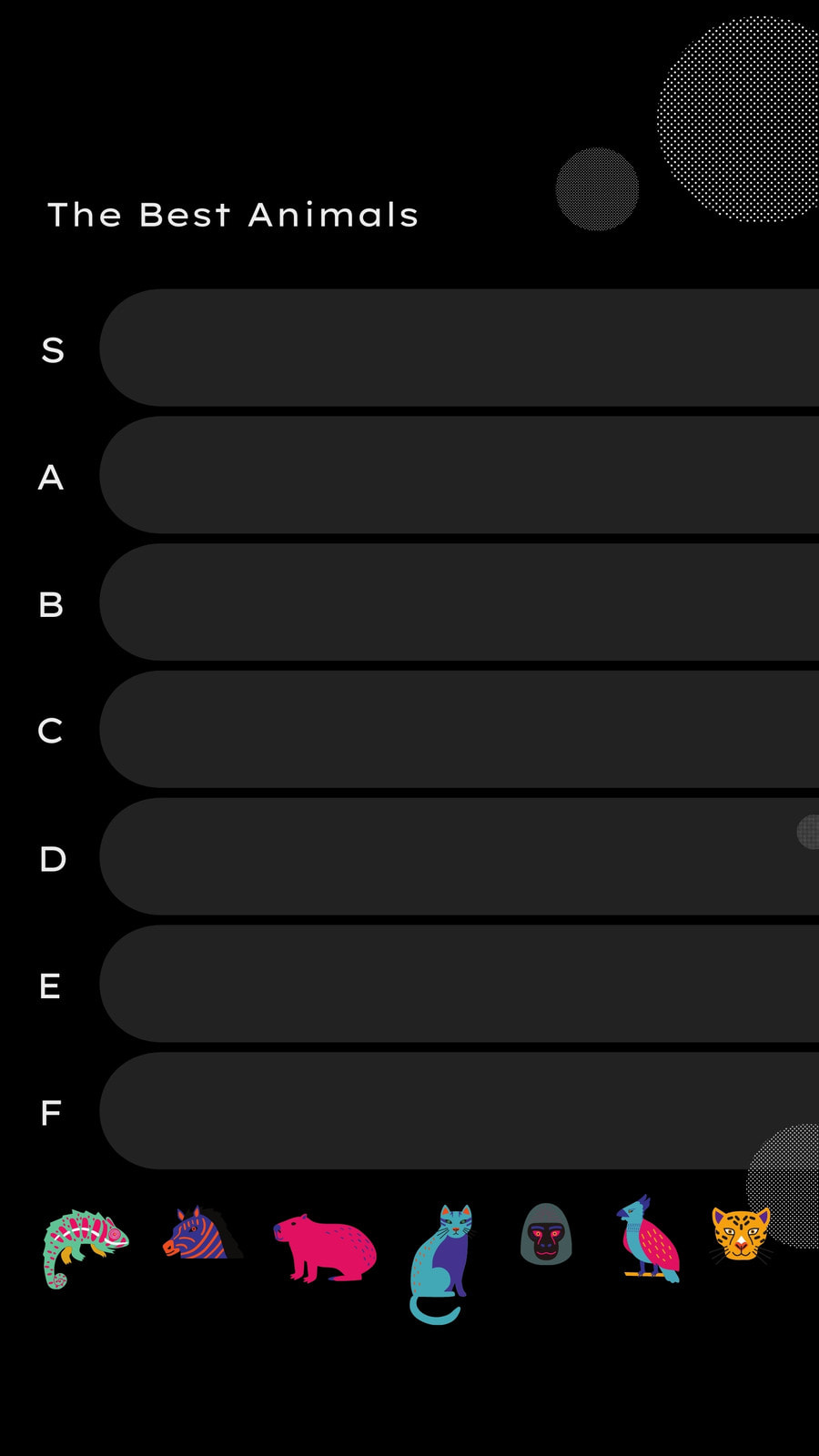 Creador gratuito de tier lists: Haz una lista de niveles para cualquier ...