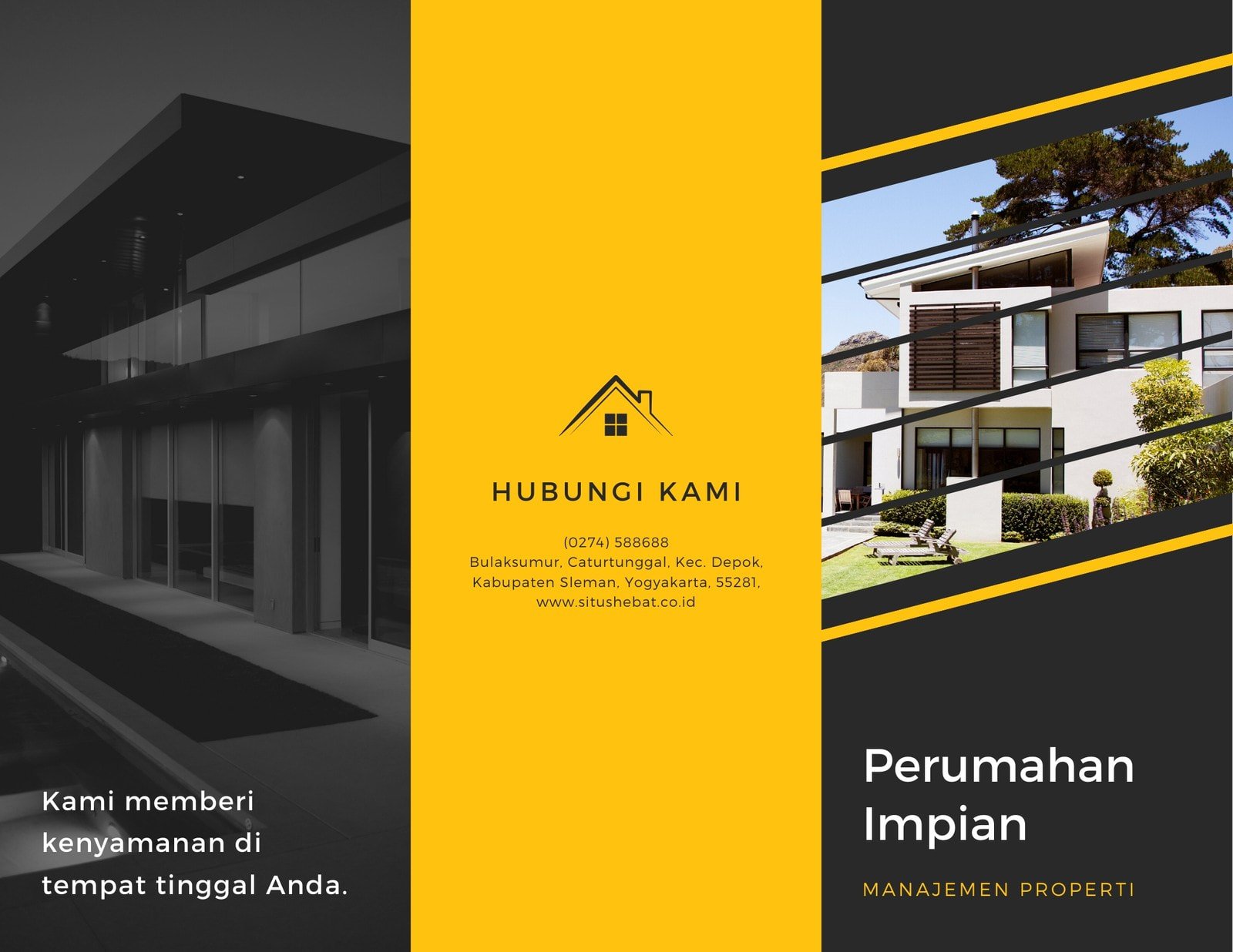 Membuat Desain Brosur Perumahan - Buat Brosur Perumahan - Canva