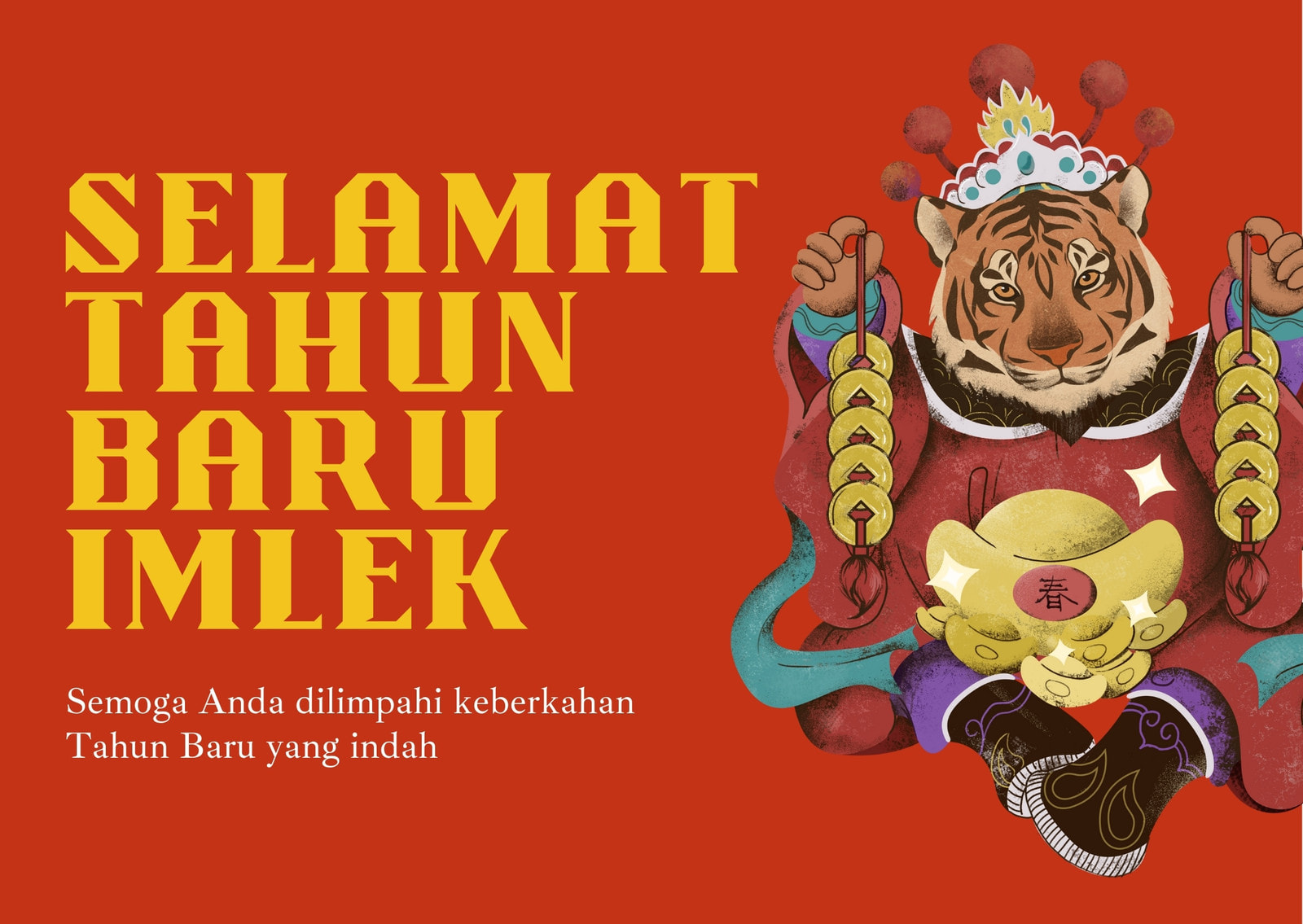 Buat Kartu Ucapan Imlek, Gratis 50+ Template - Canva