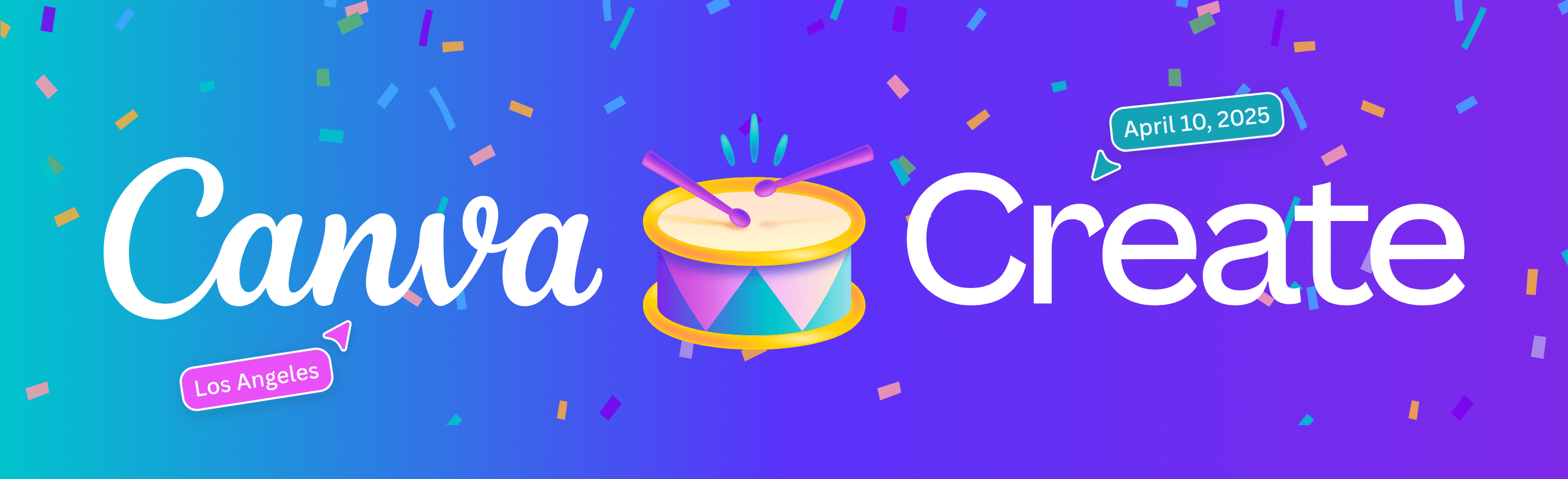 Canva Create returns for 2025: Our biggest event yet